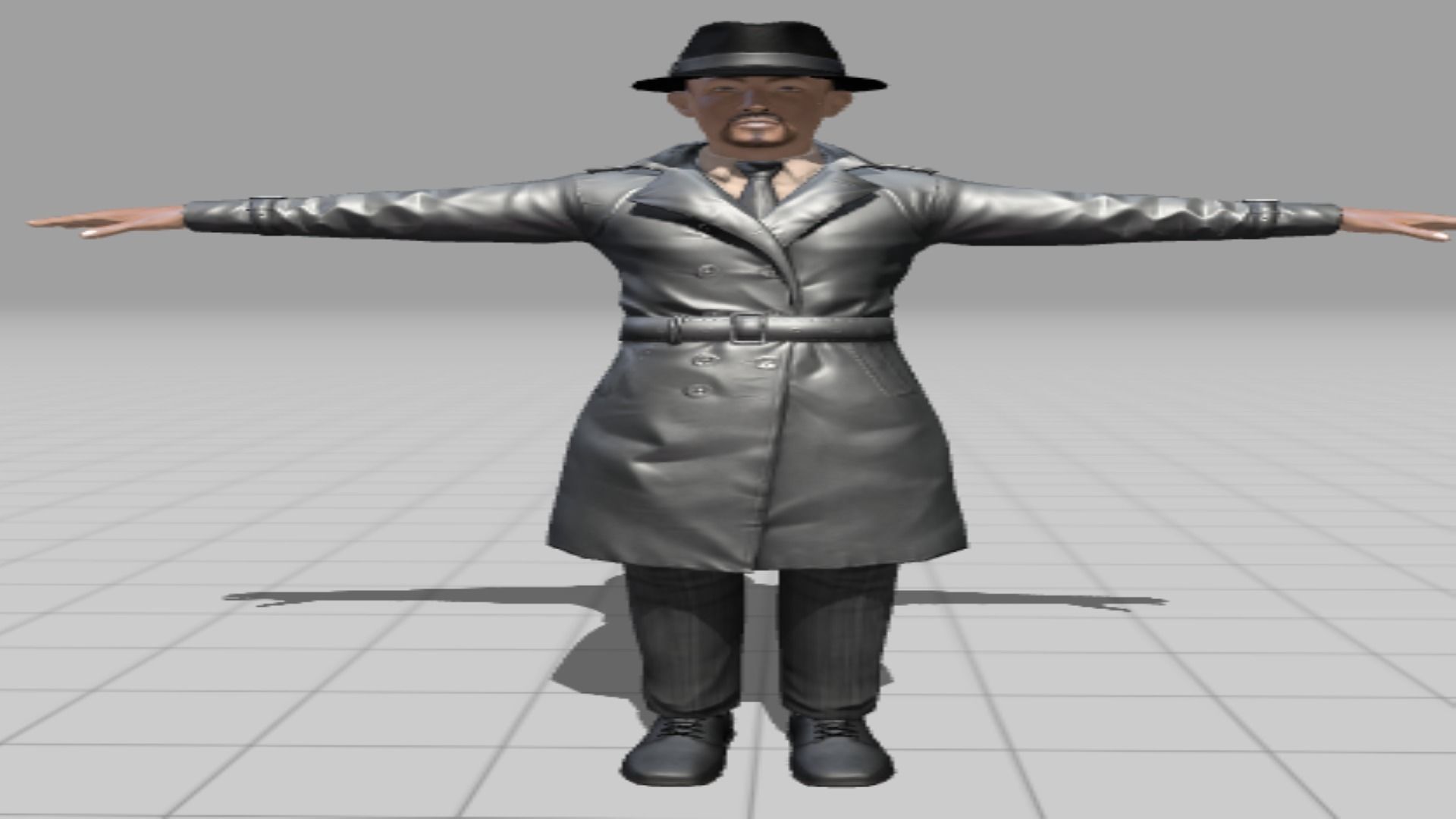 3D model mafia detective VR / AR / low-poly | CGTrader