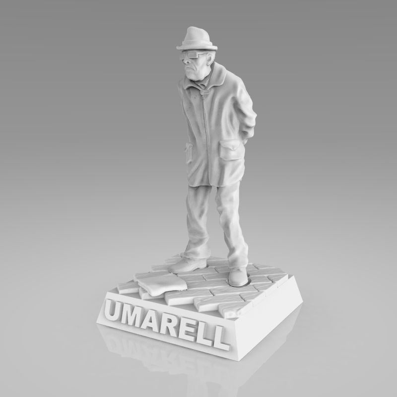 THE UMARELL - BASE INCLUDED - 150mm - 3D model 3D printable | CGTrader
