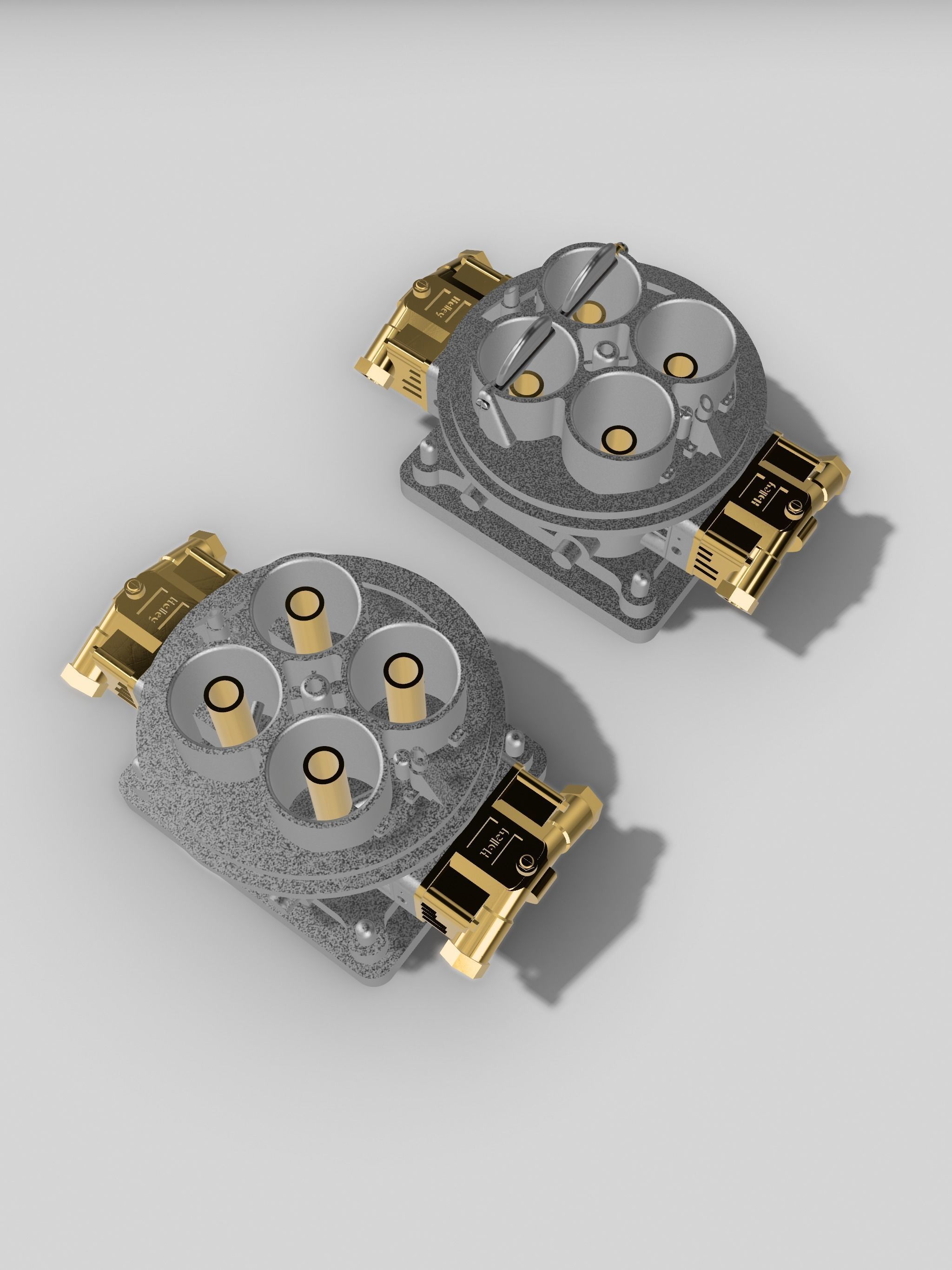 Vintage Holley Dominator Carbs x3 Versions 3D model 3D printable | CGTrader
