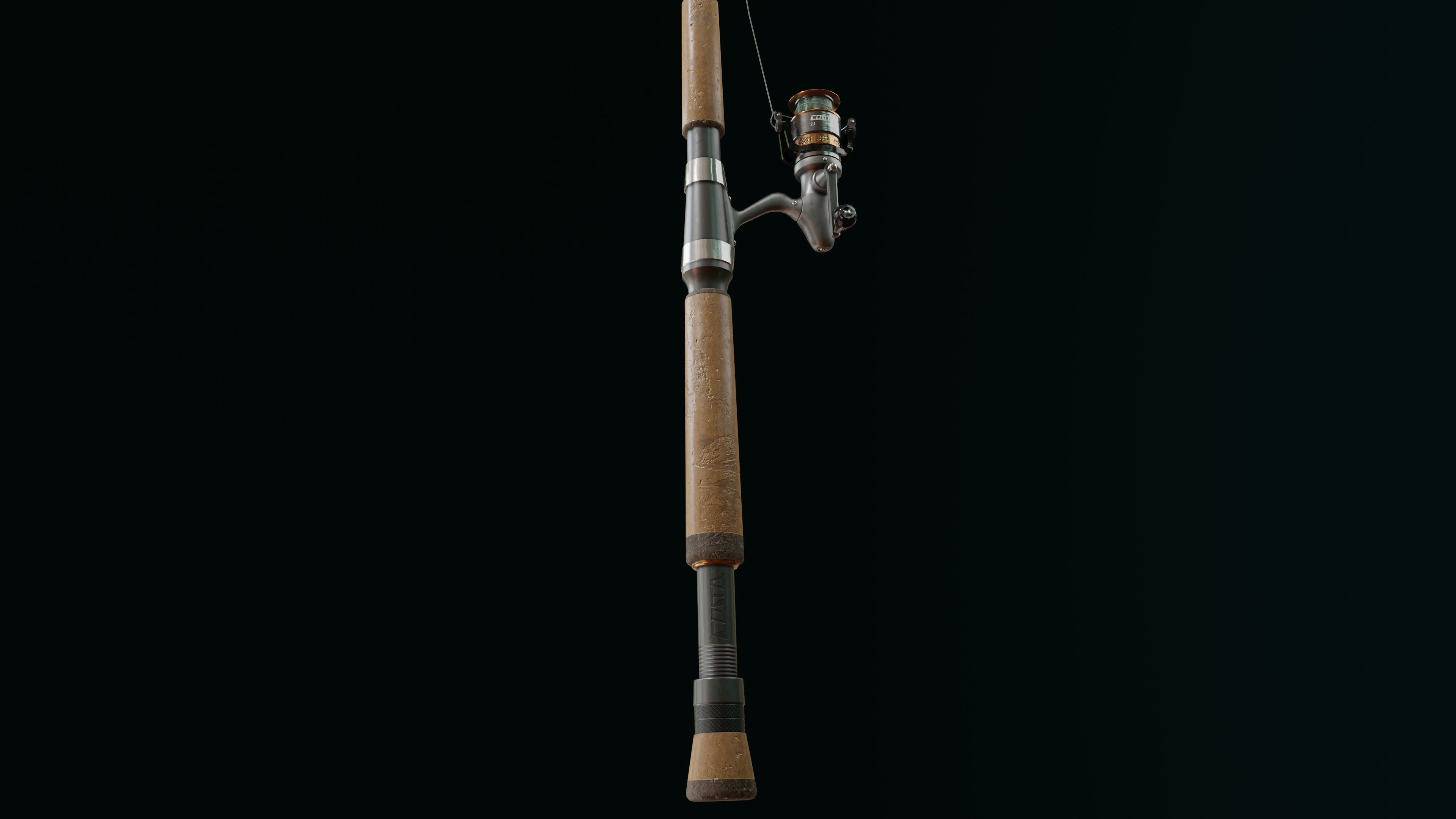 3D model Fishing rod VR / AR / low-poly | CGTrader