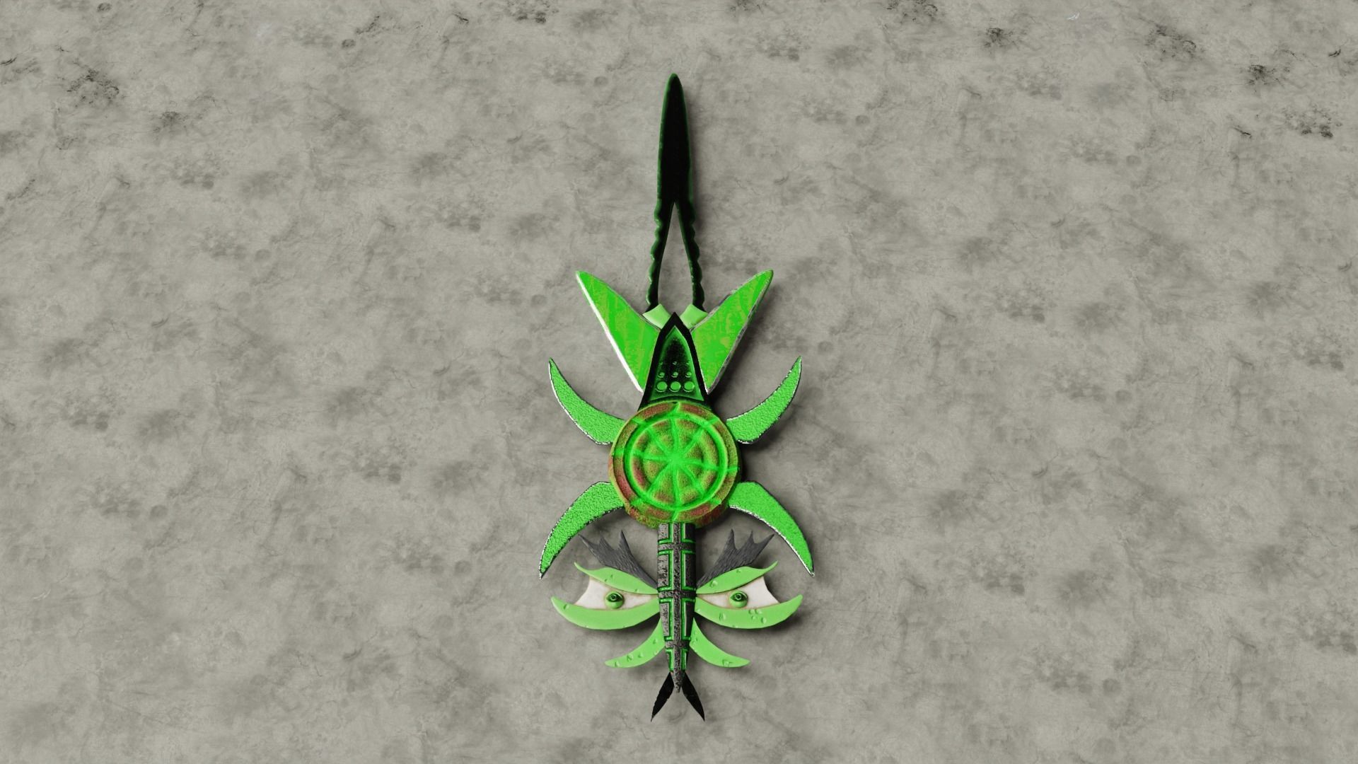 3D model Toxic Sword VR / AR / low-poly | CGTrader