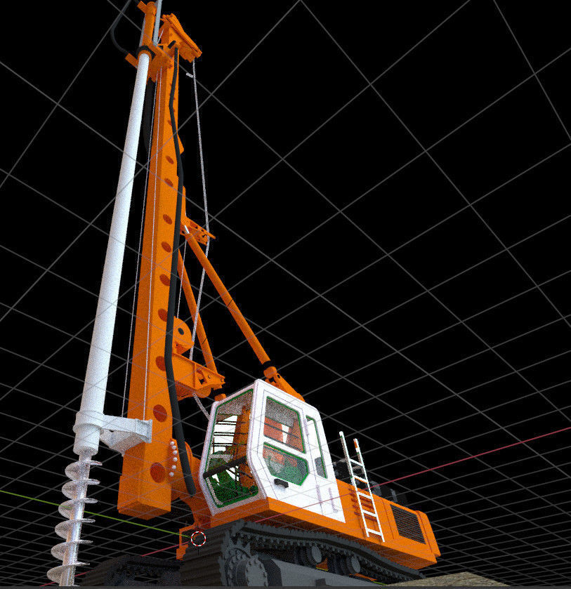 construction driller model 3D model | CGTrader