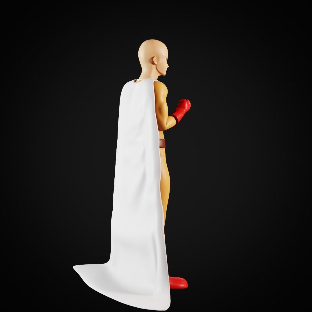 One Punch Man 3D model 3D printable | CGTrader