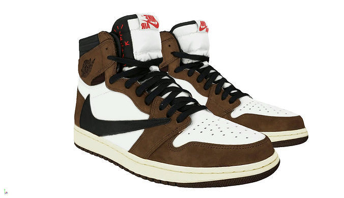 Travis Scott x Air Jordan 1 High OG TS SP 3D model | CGTrader