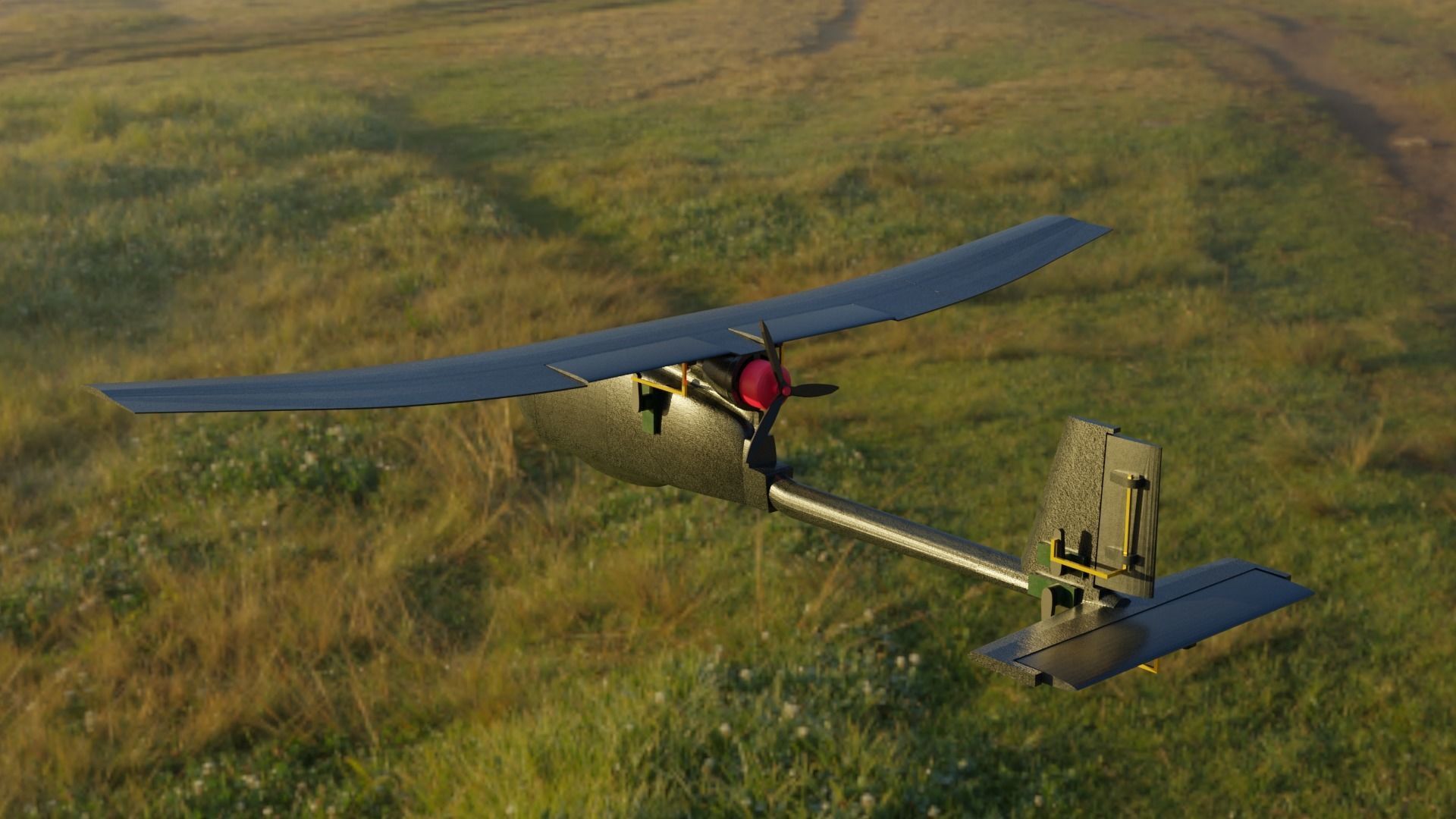 RQ 11 Raven UAV Model for 3D printing free 3D model 3D printable | CGTrader