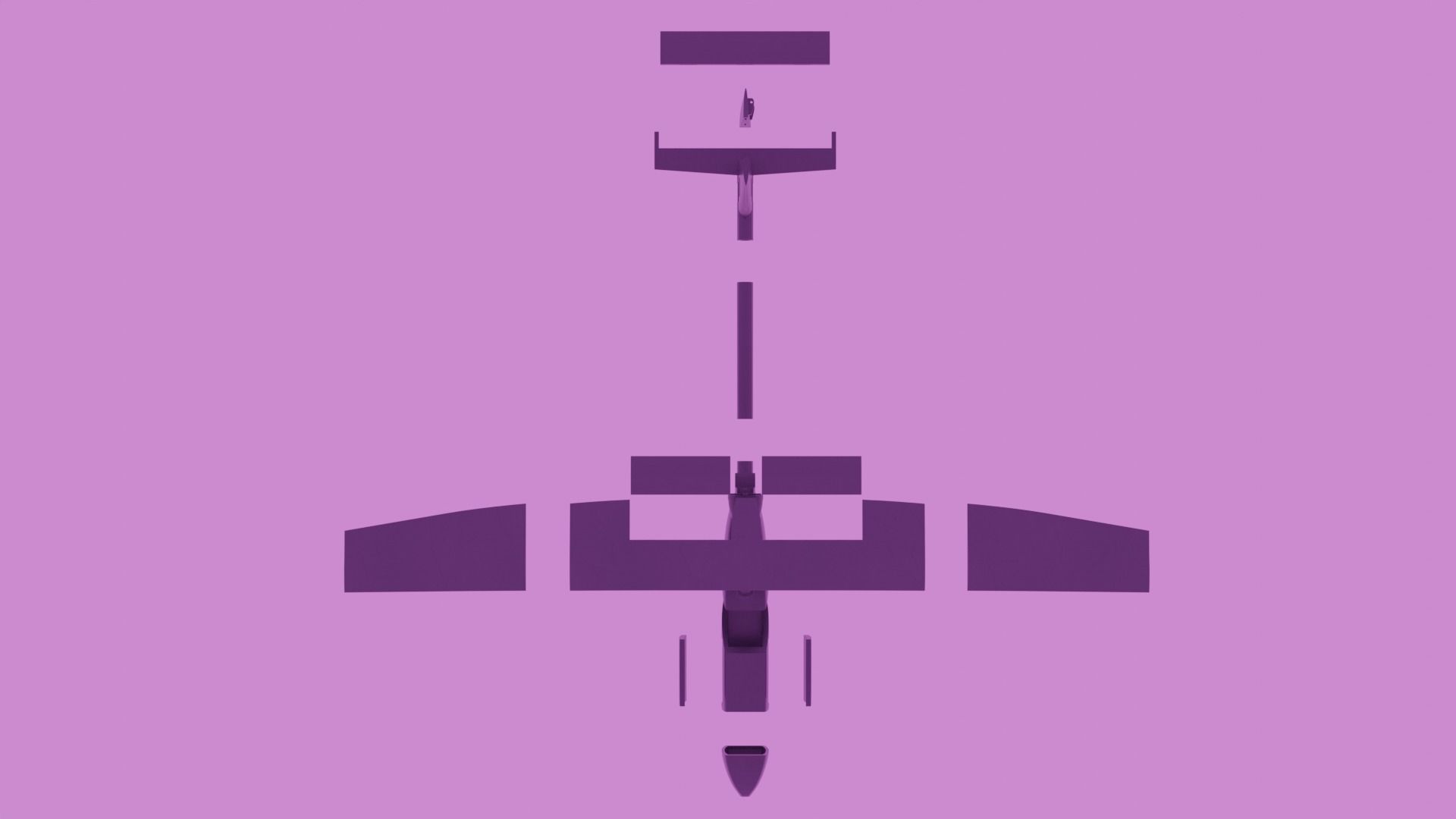 RQ 11 Raven UAV Model for 3D printing free 3D model 3D printable | CGTrader