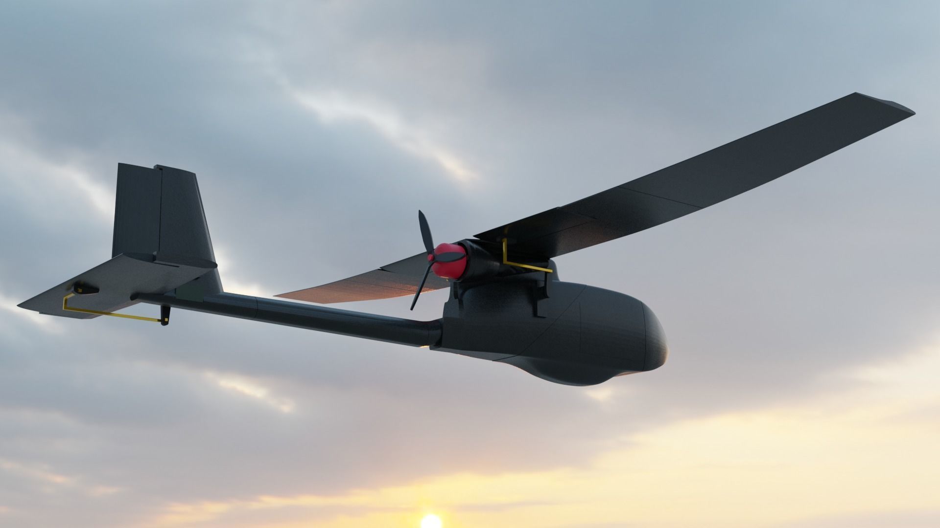 RQ 11 Raven UAV Model for 3D printing free 3D model 3D printable | CGTrader