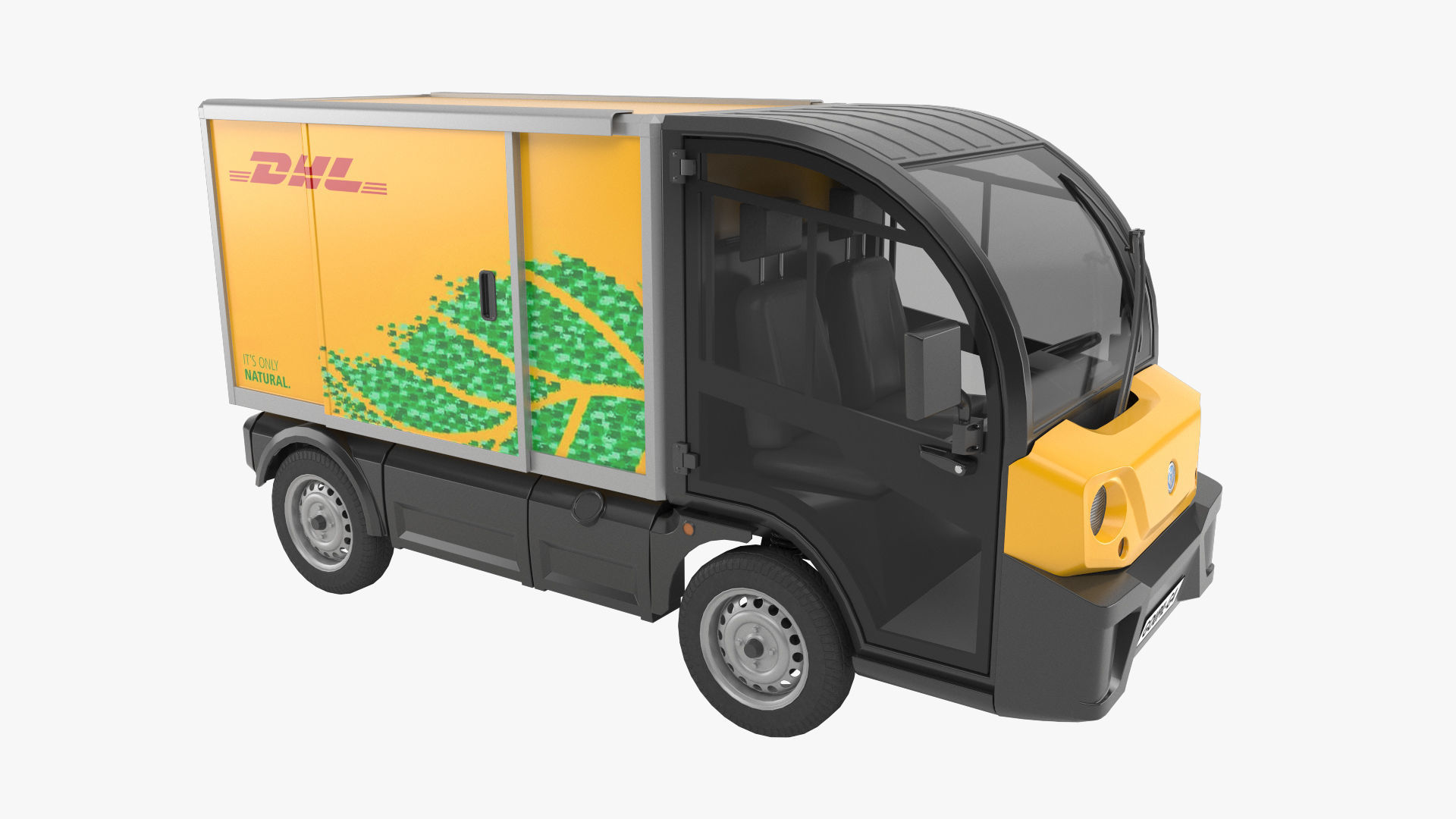 DHL delivery truck 3D model | CGTrader