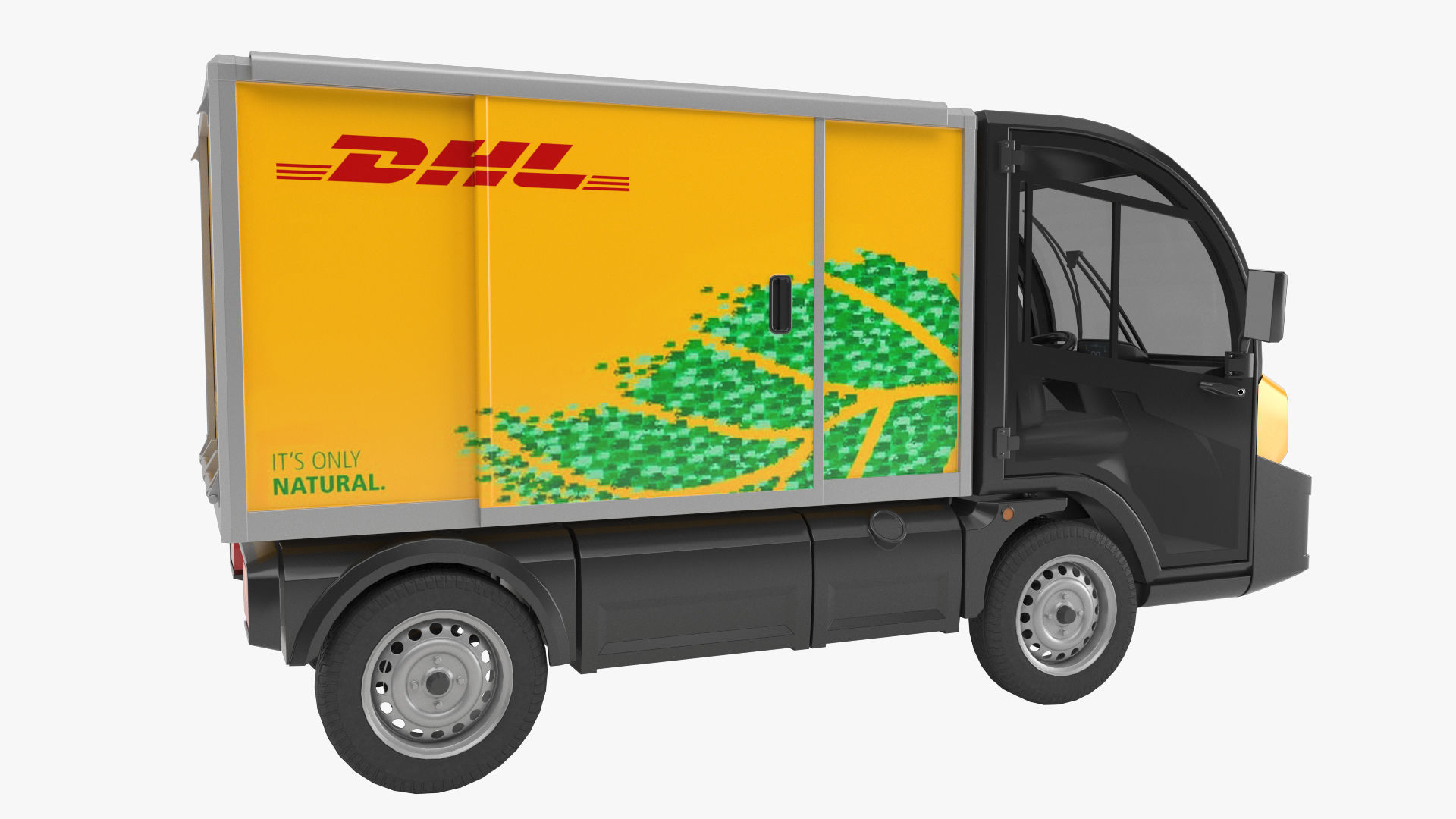 DHL delivery truck 3D model | CGTrader