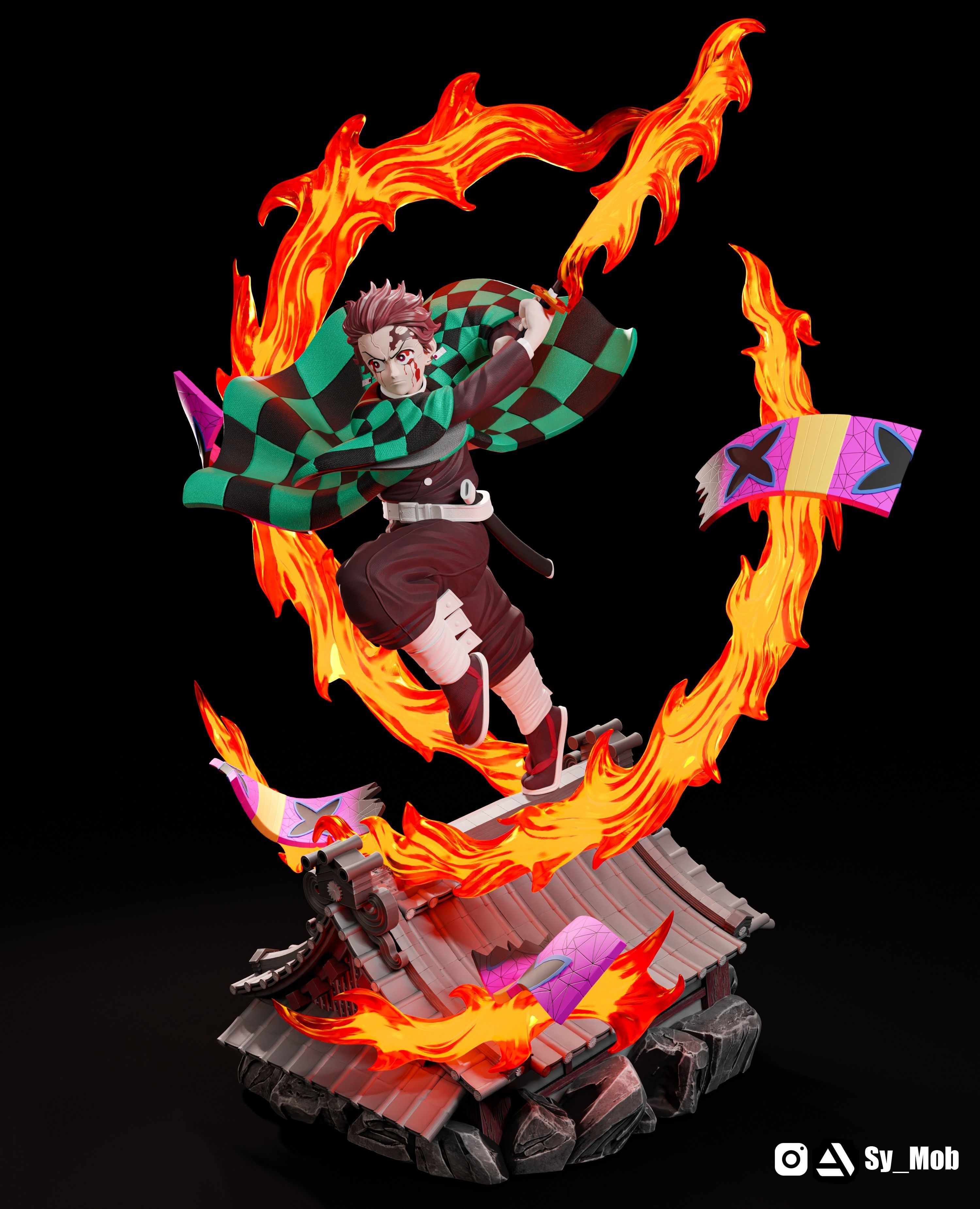 TANJIRO KAMADO - DEMON SLAYER 3D model 3D printable | CGTrader
