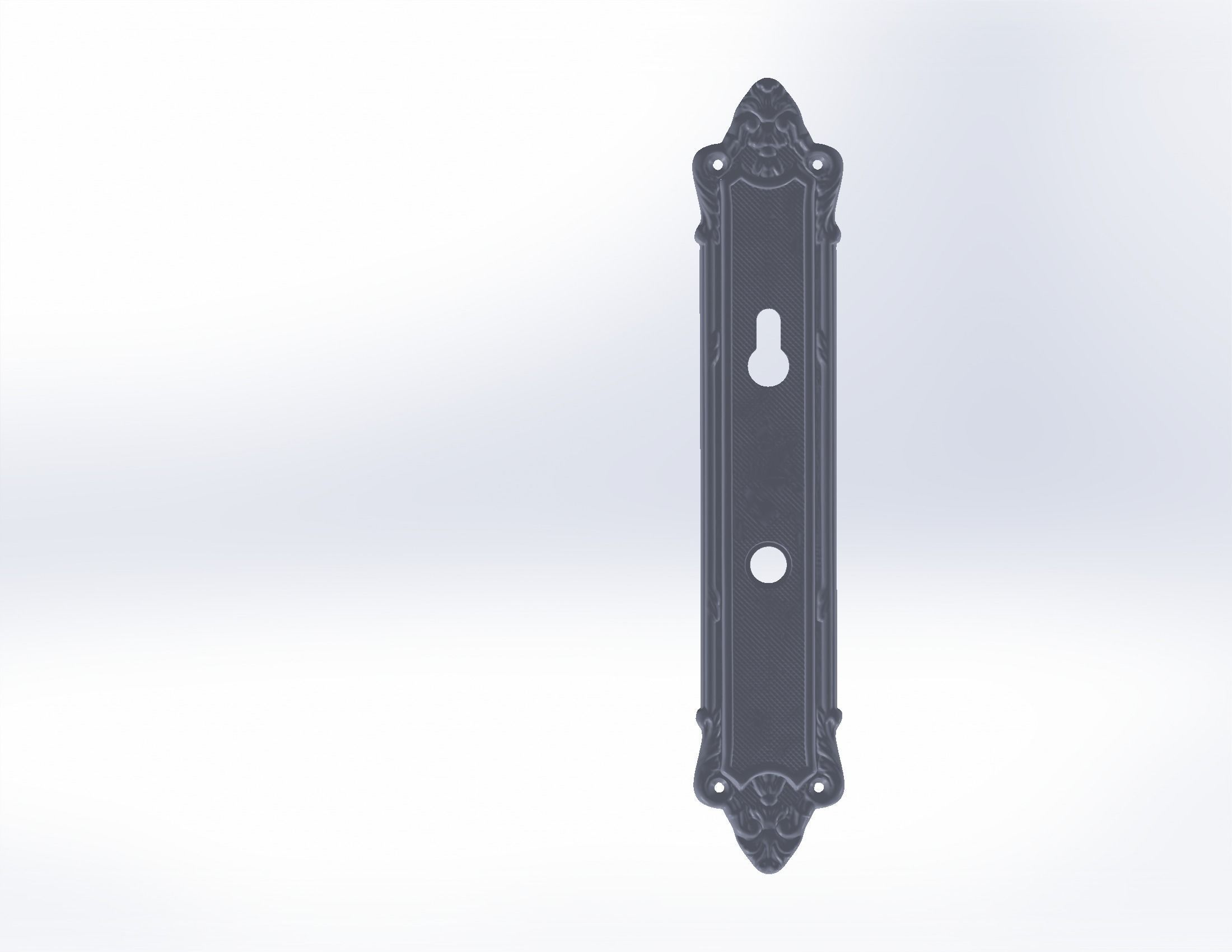 Door Handle - Mortise Handle 3D model | CGTrader