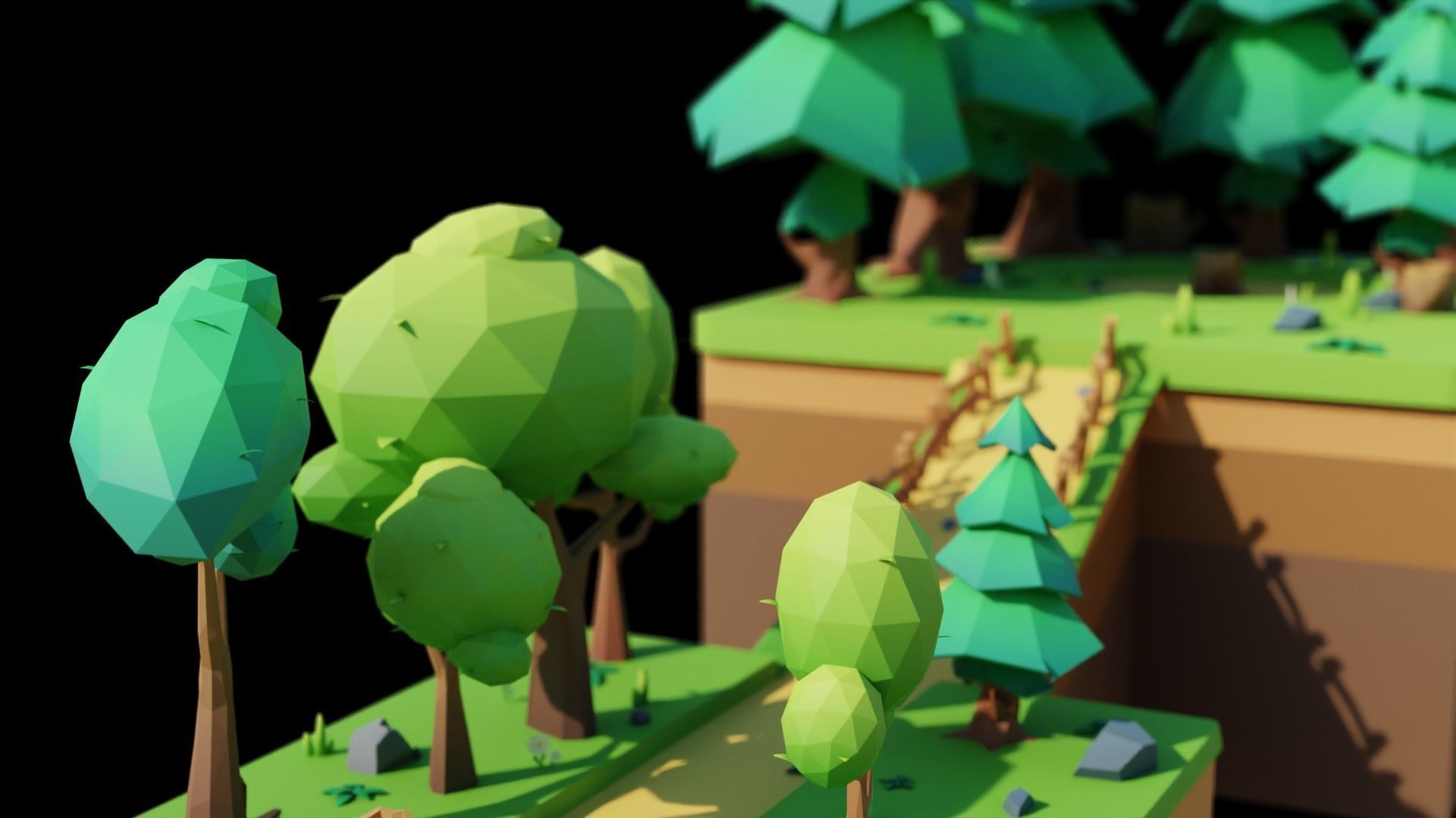 Floating Island free 3D model | CGTrader