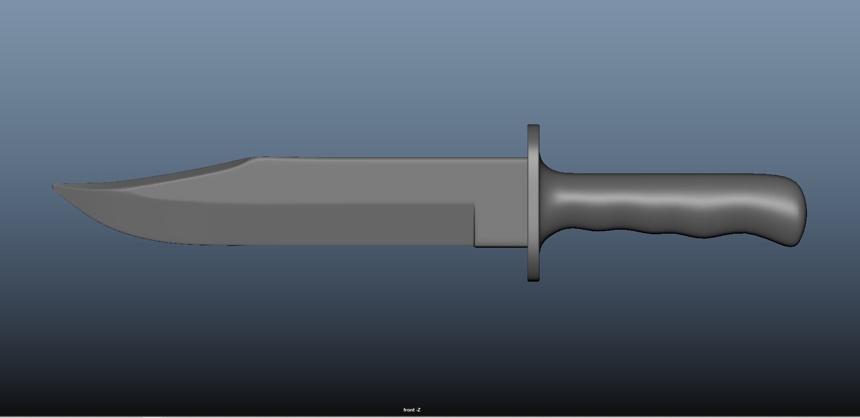 Knife modeling in maya 3D model | CGTrader