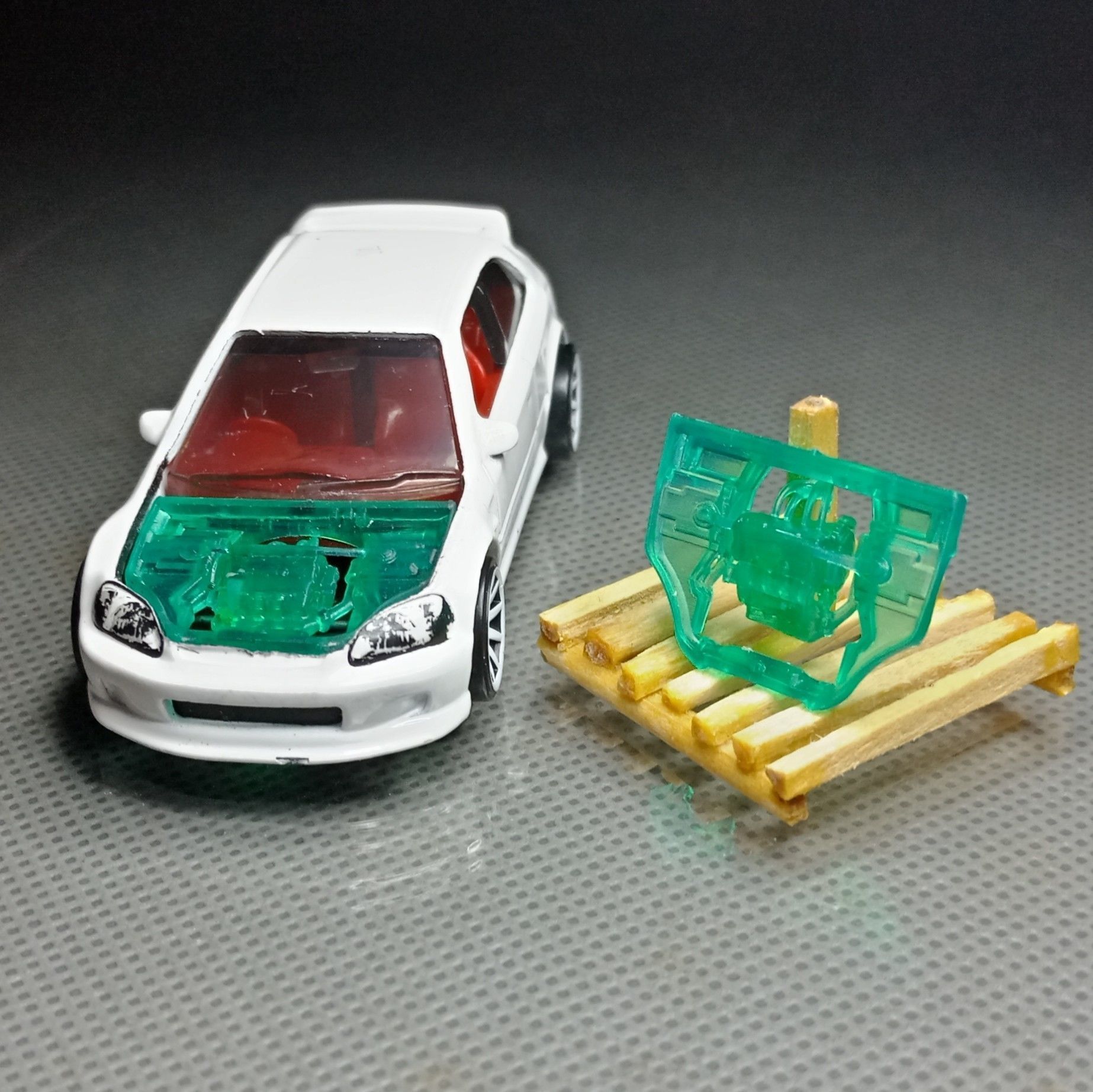 1 64 Scale K20A Engine Diecast Hot Wheels EK9 3D model 3D printable ...