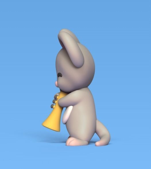 Mouse Playing Music 3D model 3D printable | CGTrader