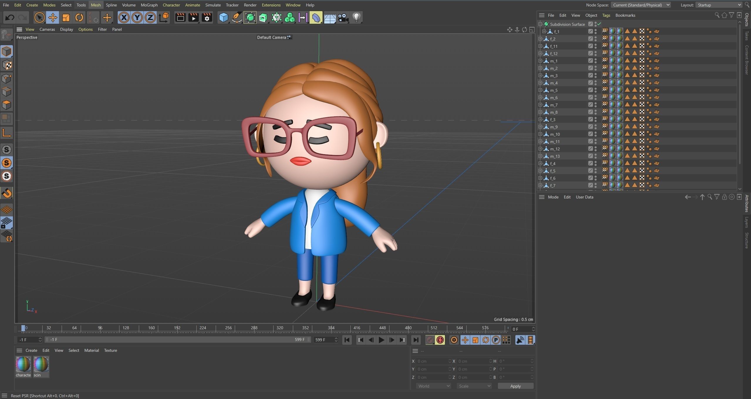 3D model characters 5 04 VR / AR / low-poly | CGTrader