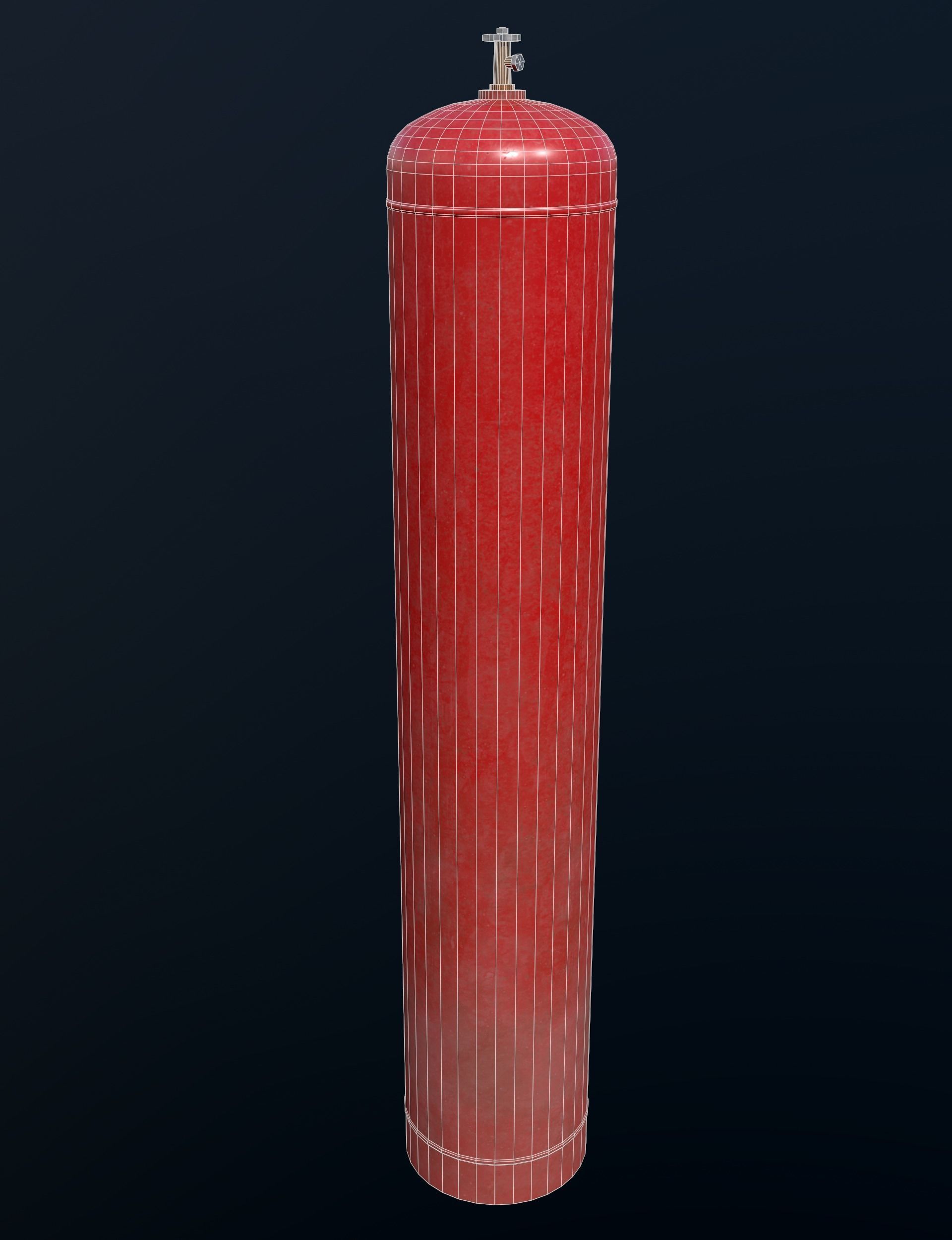 Gas cylinder free VR / AR / low-poly 3D model | CGTrader