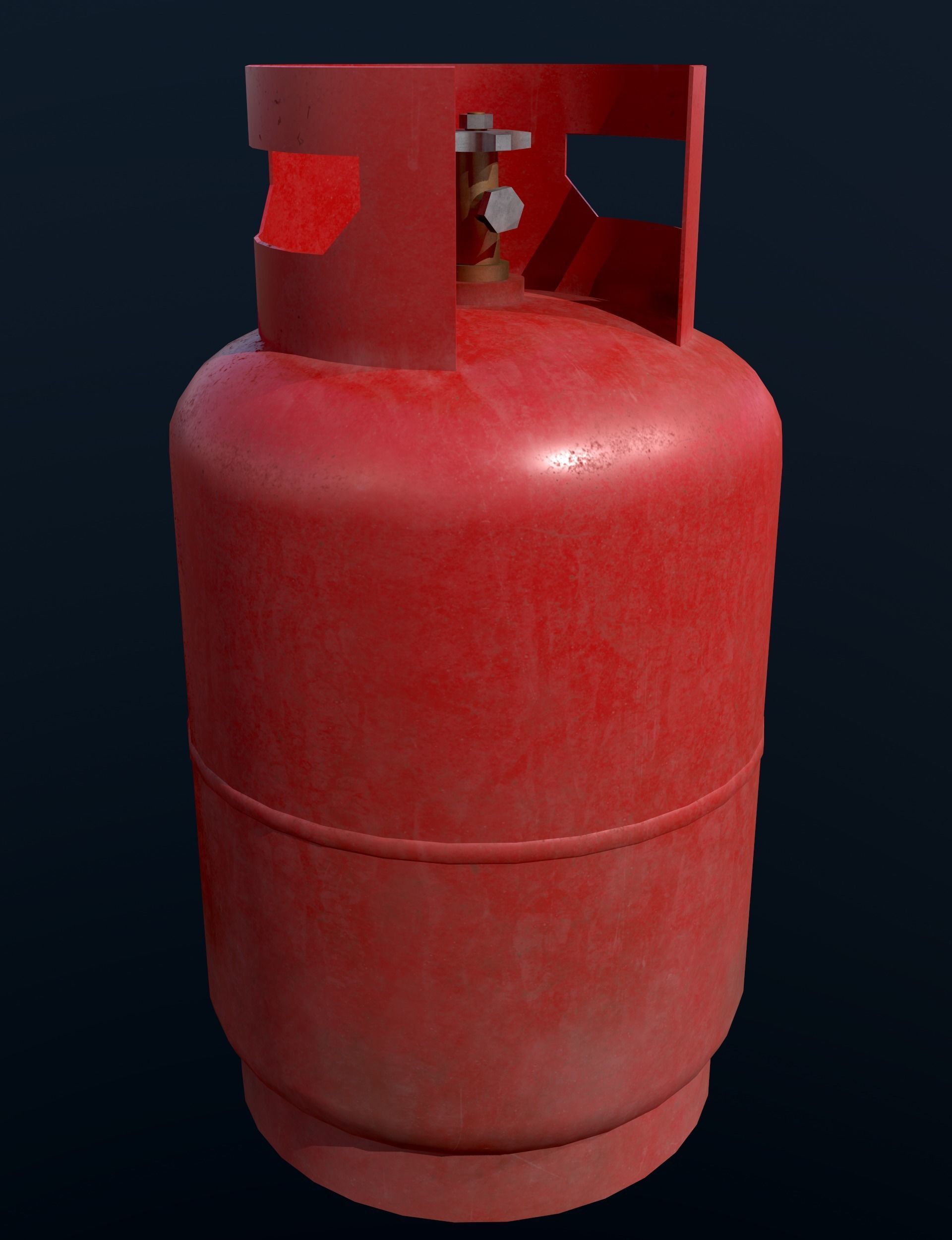Gas cylinder free VR / AR / low-poly 3D model | CGTrader