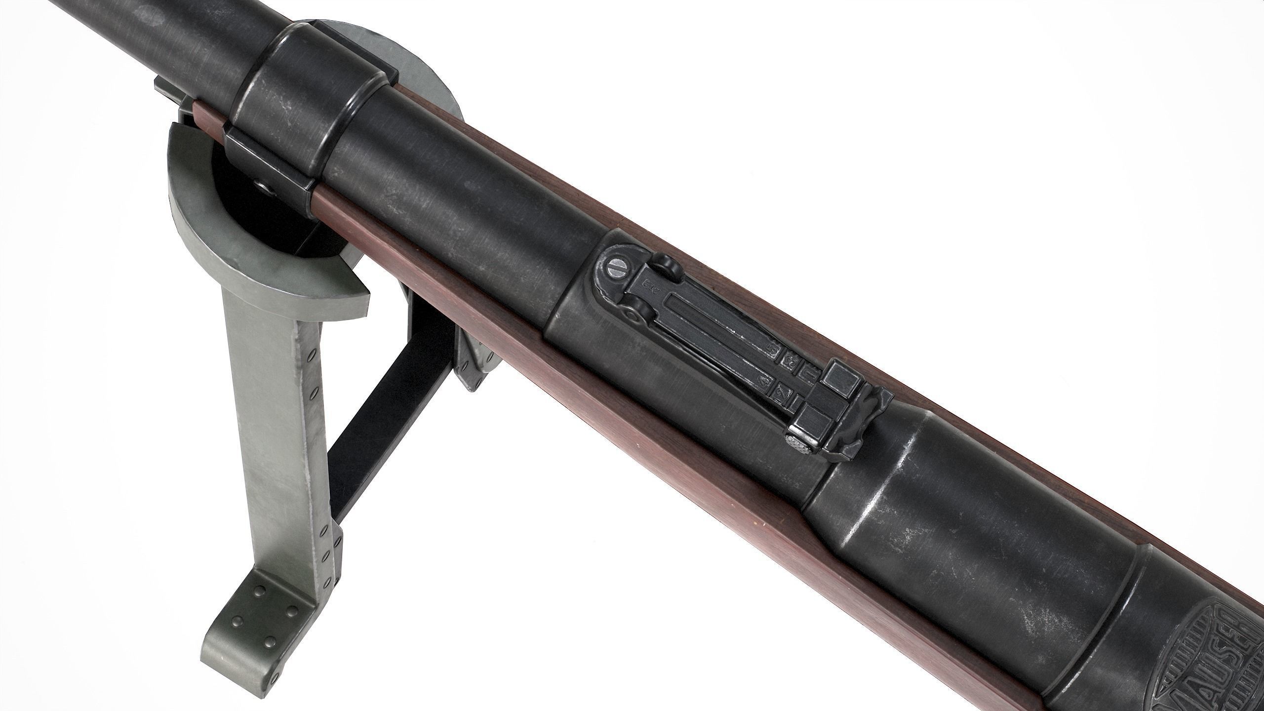 3D model PBR Mauser 1918 Tankgewehr VR / AR / low-poly | CGTrader