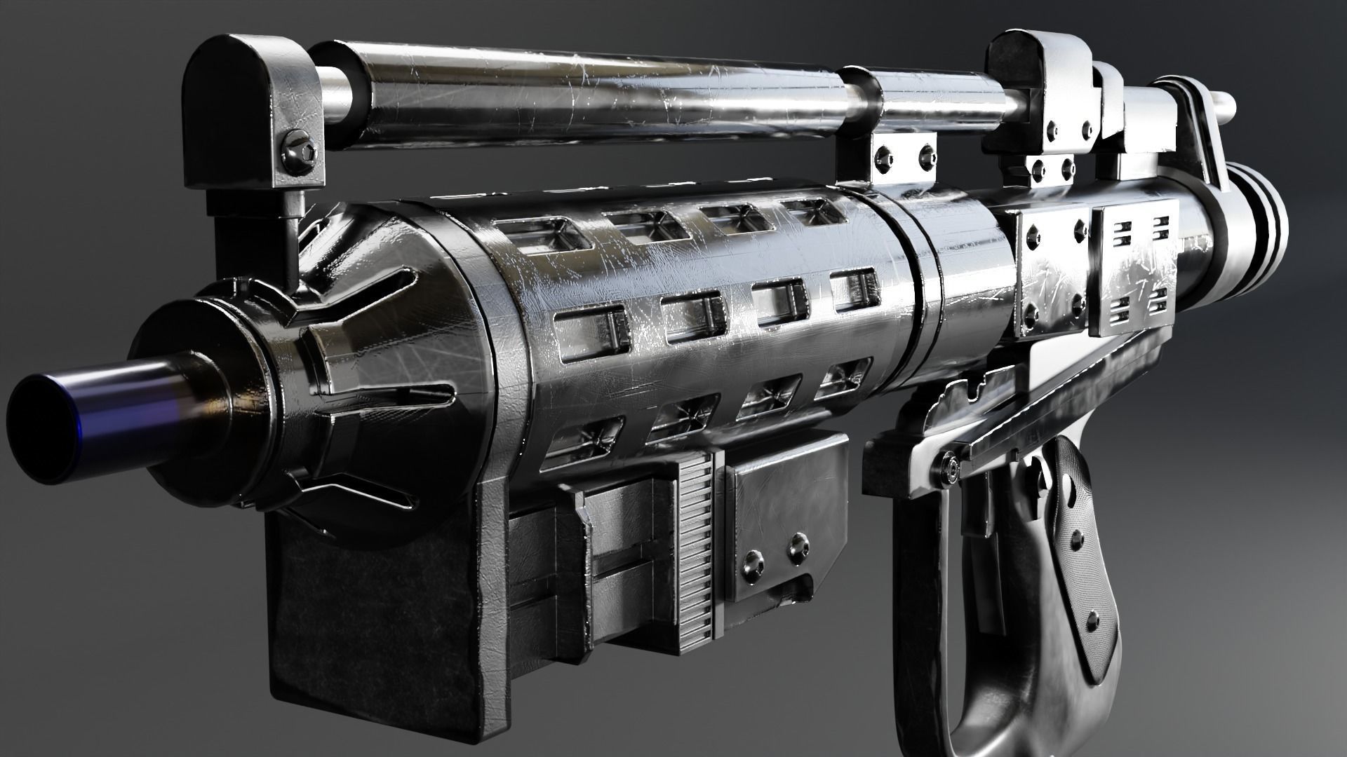 Blaster droid star wars 3D model | CGTrader