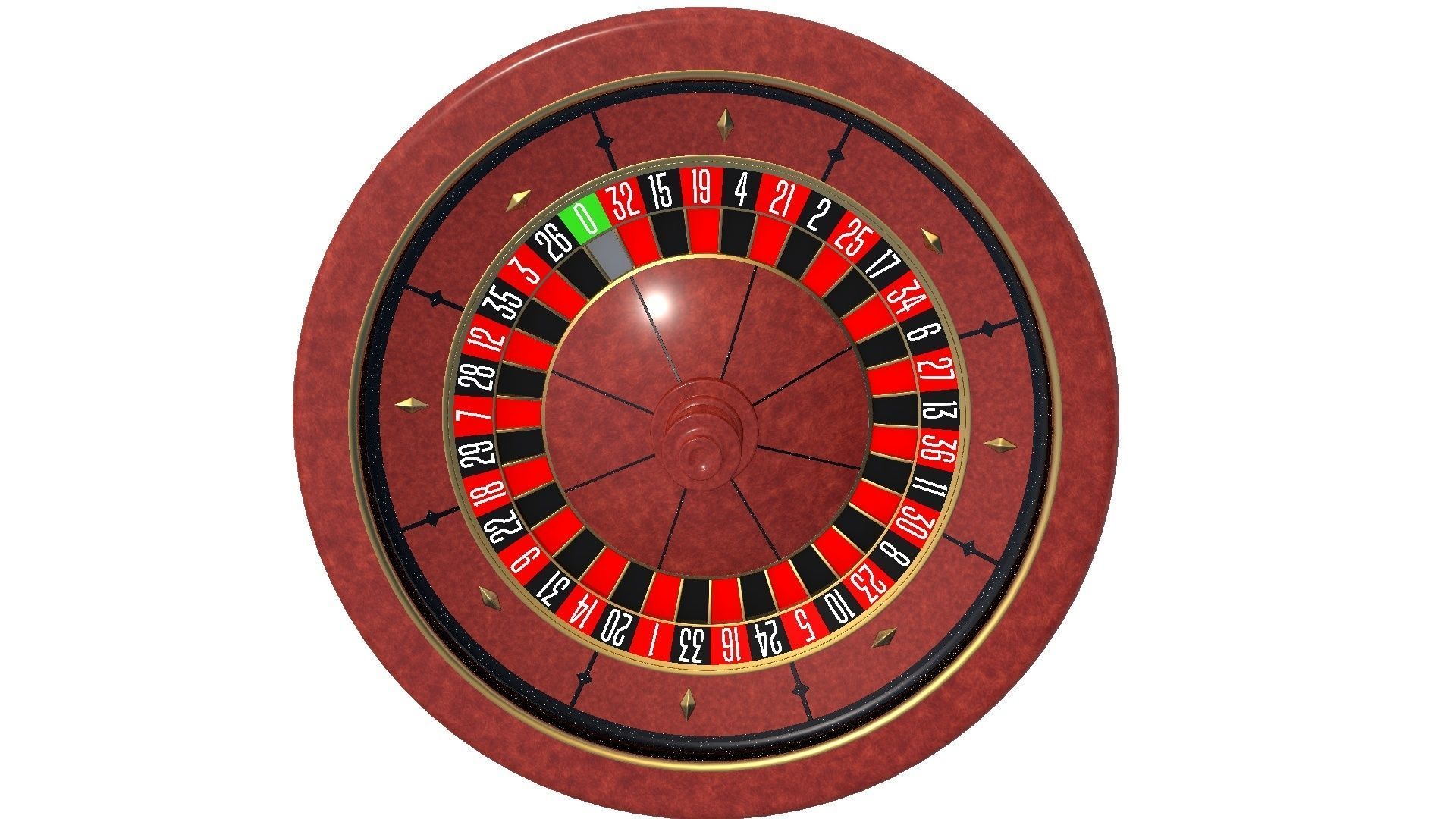 Roulette Wheel 3D model | CGTrader