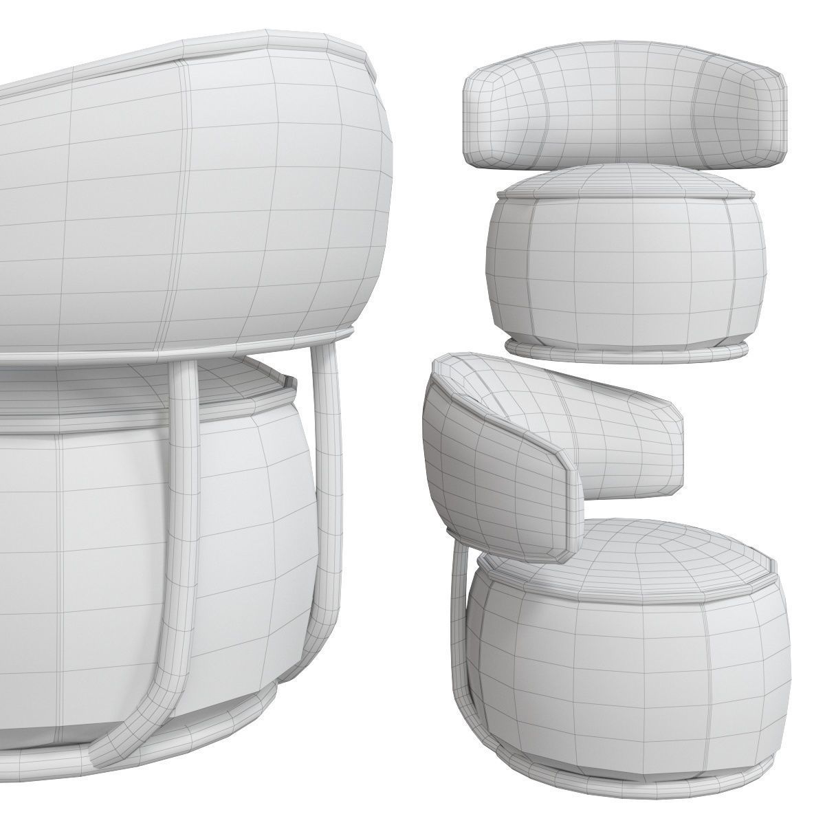 Picolo Armchair by Softline 3D model | CGTrader