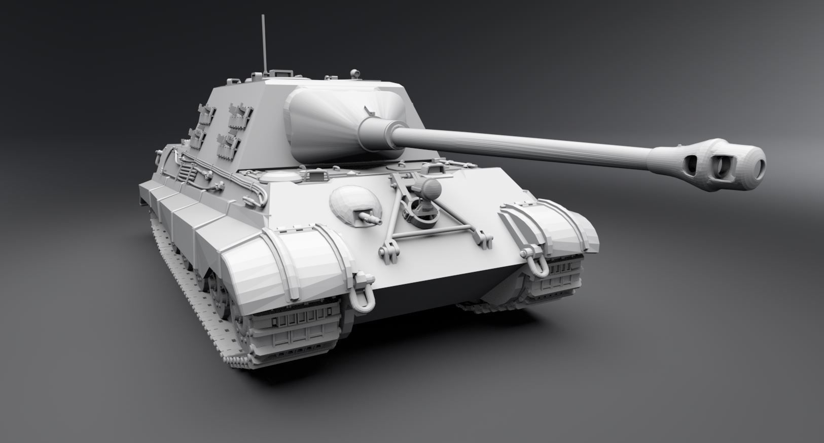 Jagdtiger Scale model 3D model 3D printable | CGTrader