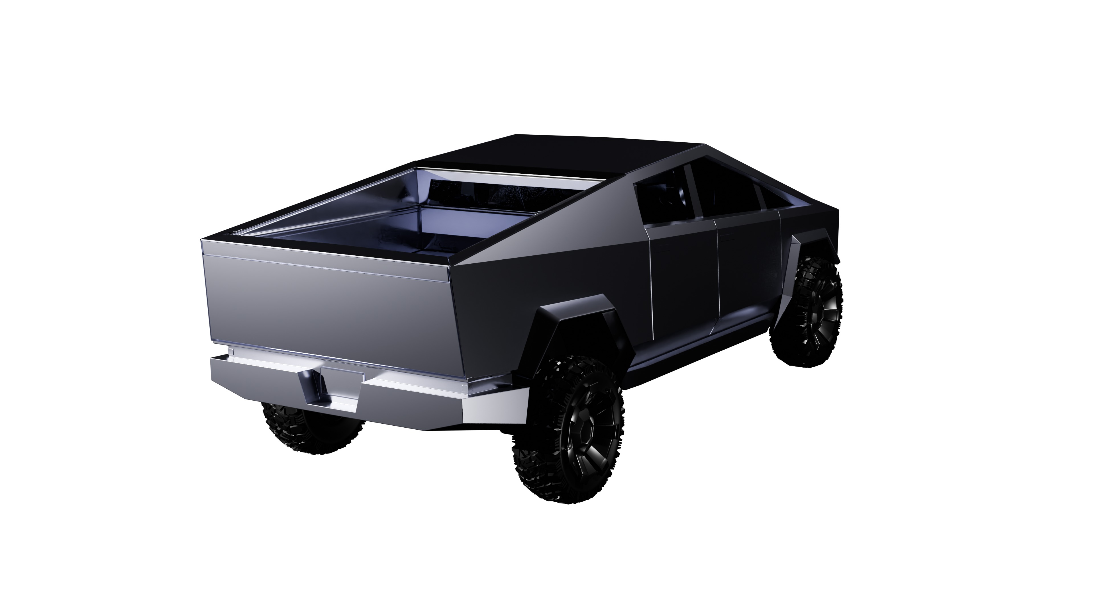 Tesla CyberTruck HighPoly 3D model | CGTrader