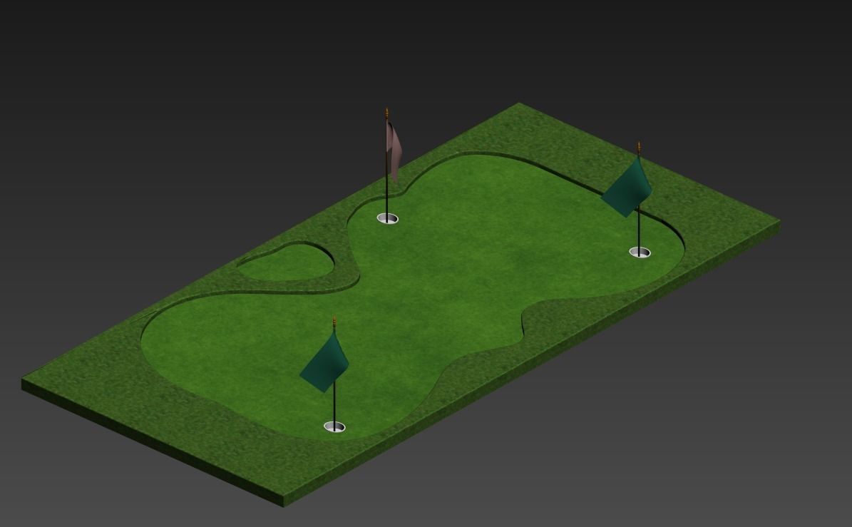 3D model Golf equipment design for event VR / AR / low-poly | CGTrader