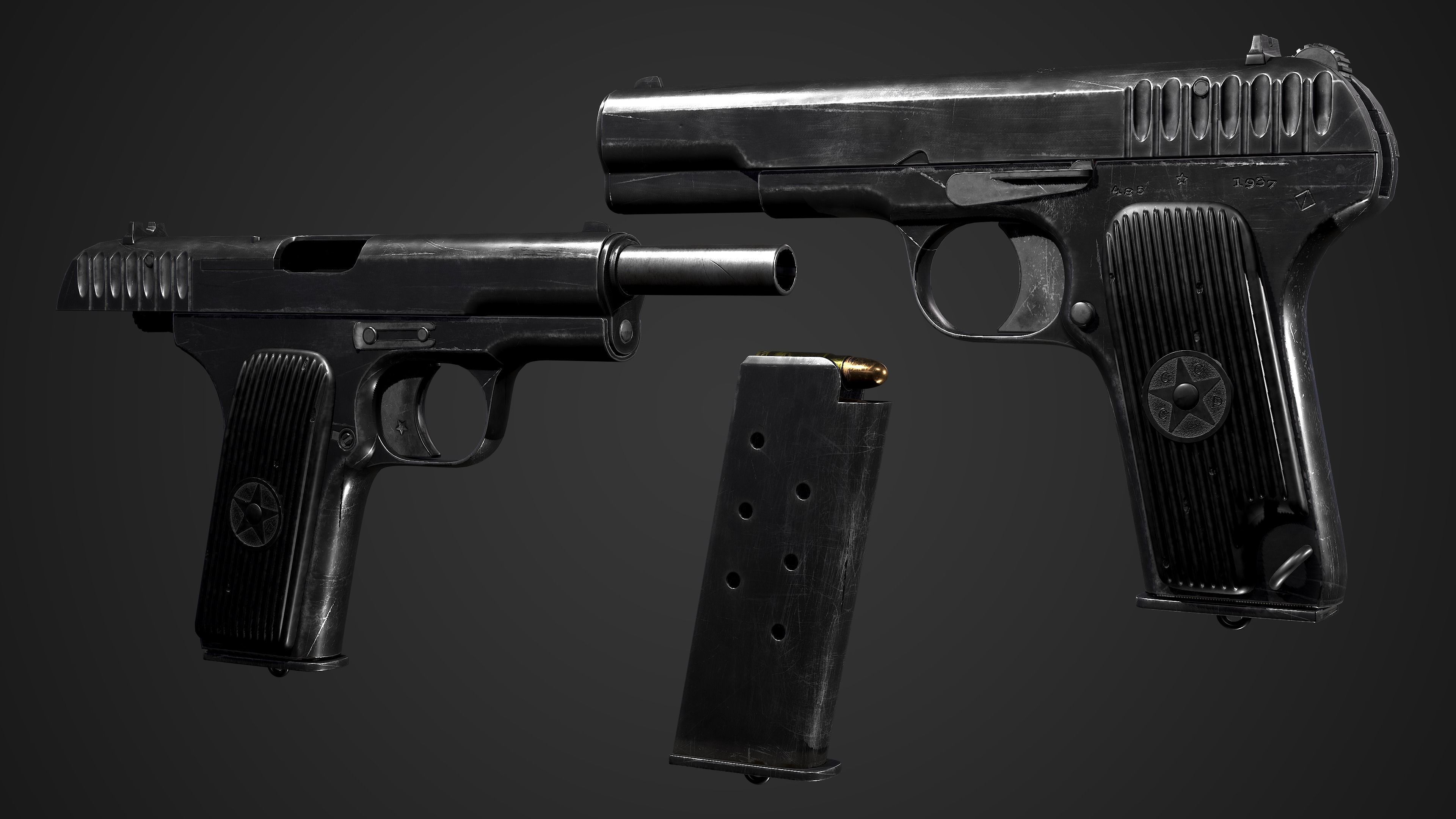 3D model TT Tokarev Pistol VR / AR / low-poly | CGTrader