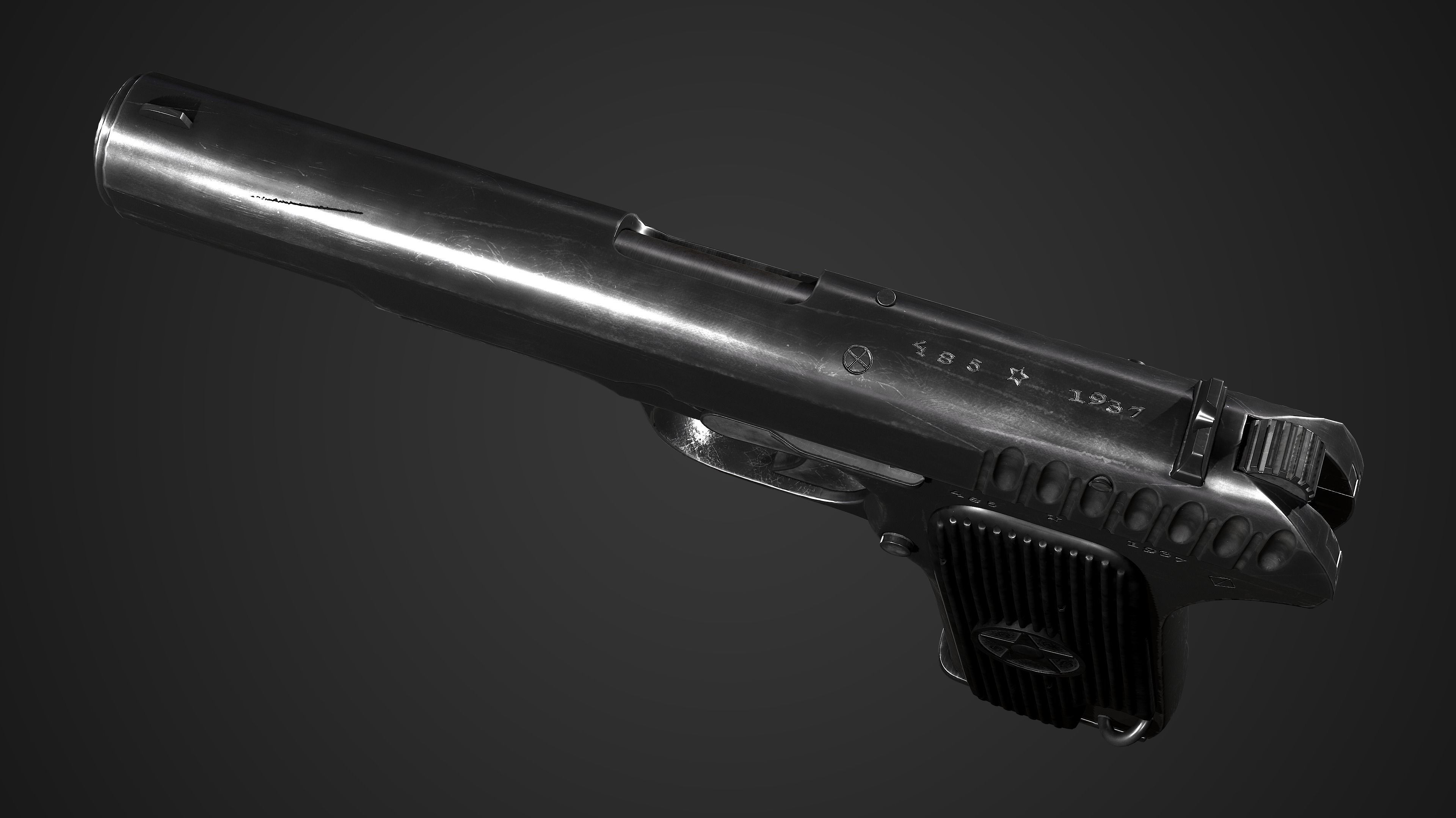 3D model TT Tokarev Pistol VR / AR / low-poly | CGTrader