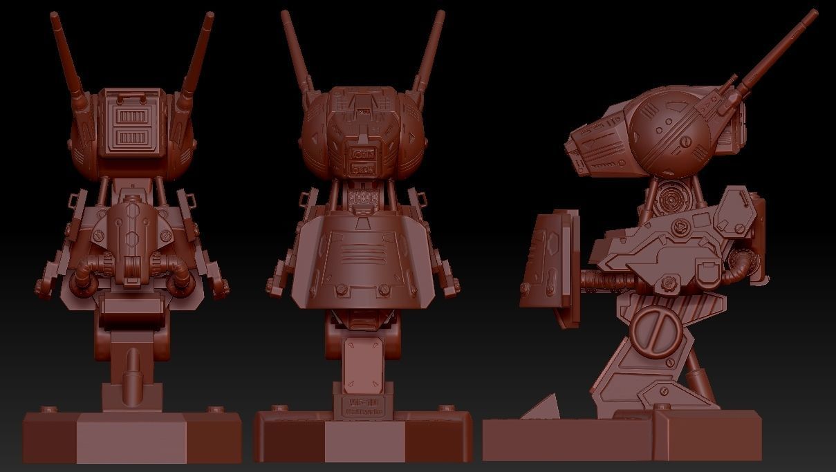 MACROSS VF-1D BUST 3D model 3D printable | CGTrader