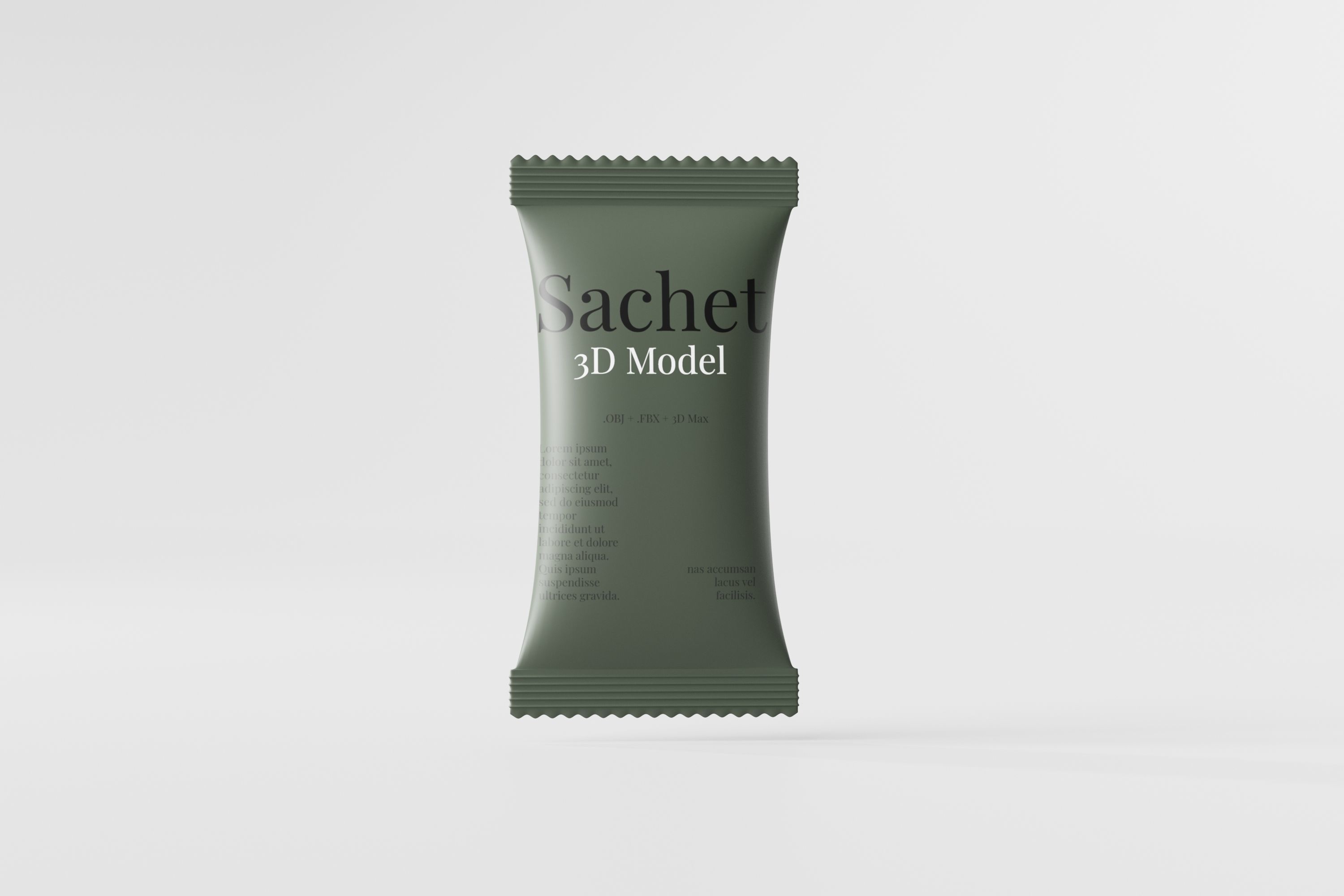 Candy or Toffee Packaging 3D model | CGTrader