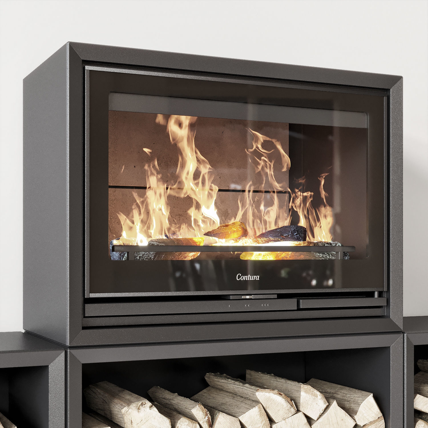 Contura fireplace 3D model | CGTrader