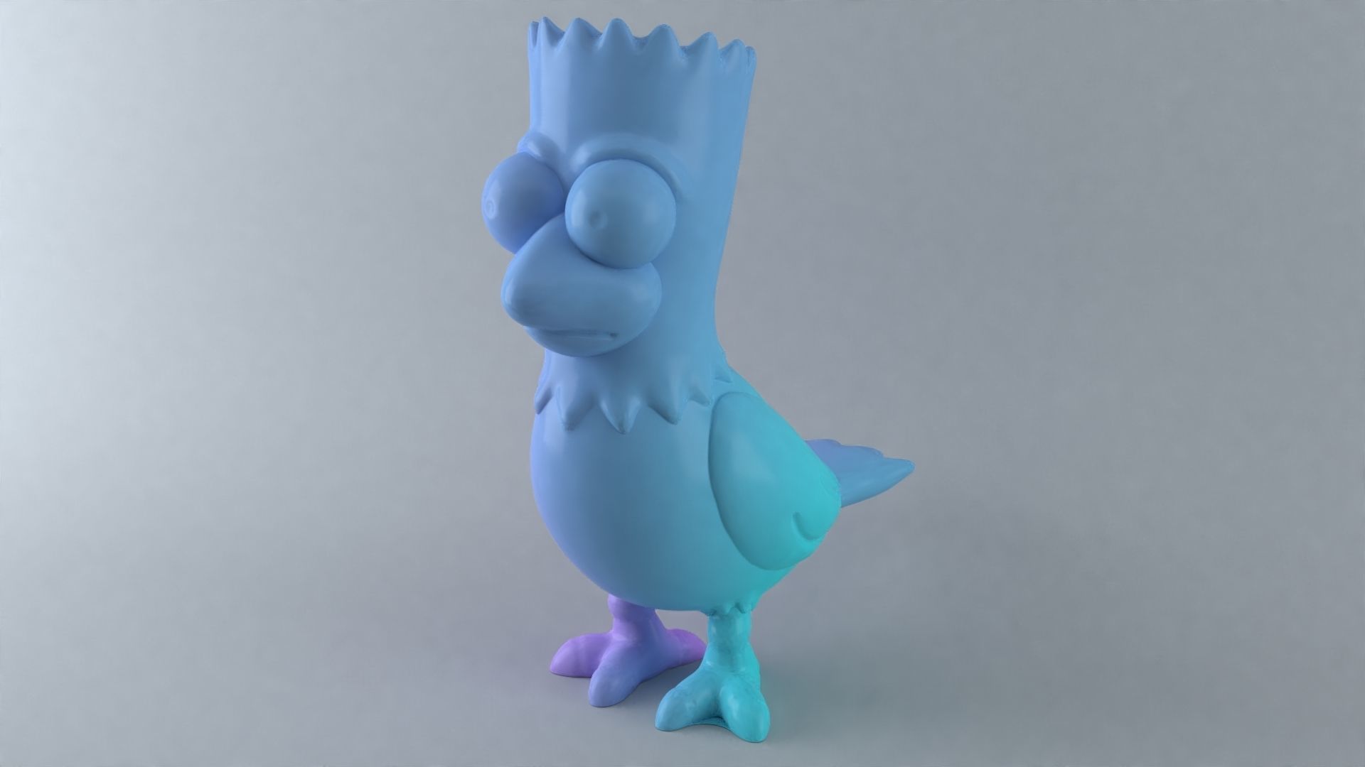 Bart Raven 3D model 3D printable | CGTrader