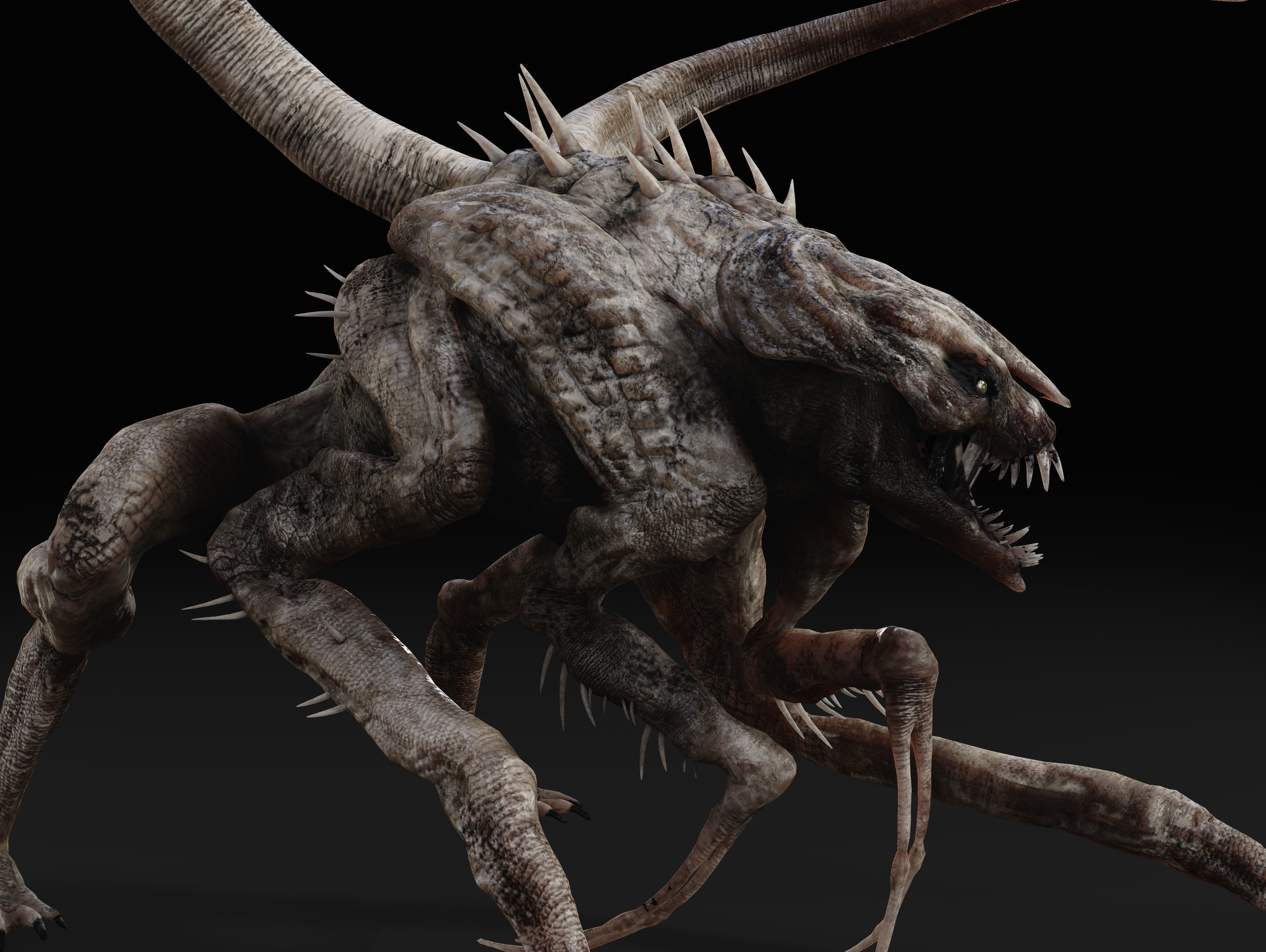 3D model White Spike VR / AR / low-poly rigged | CGTrader