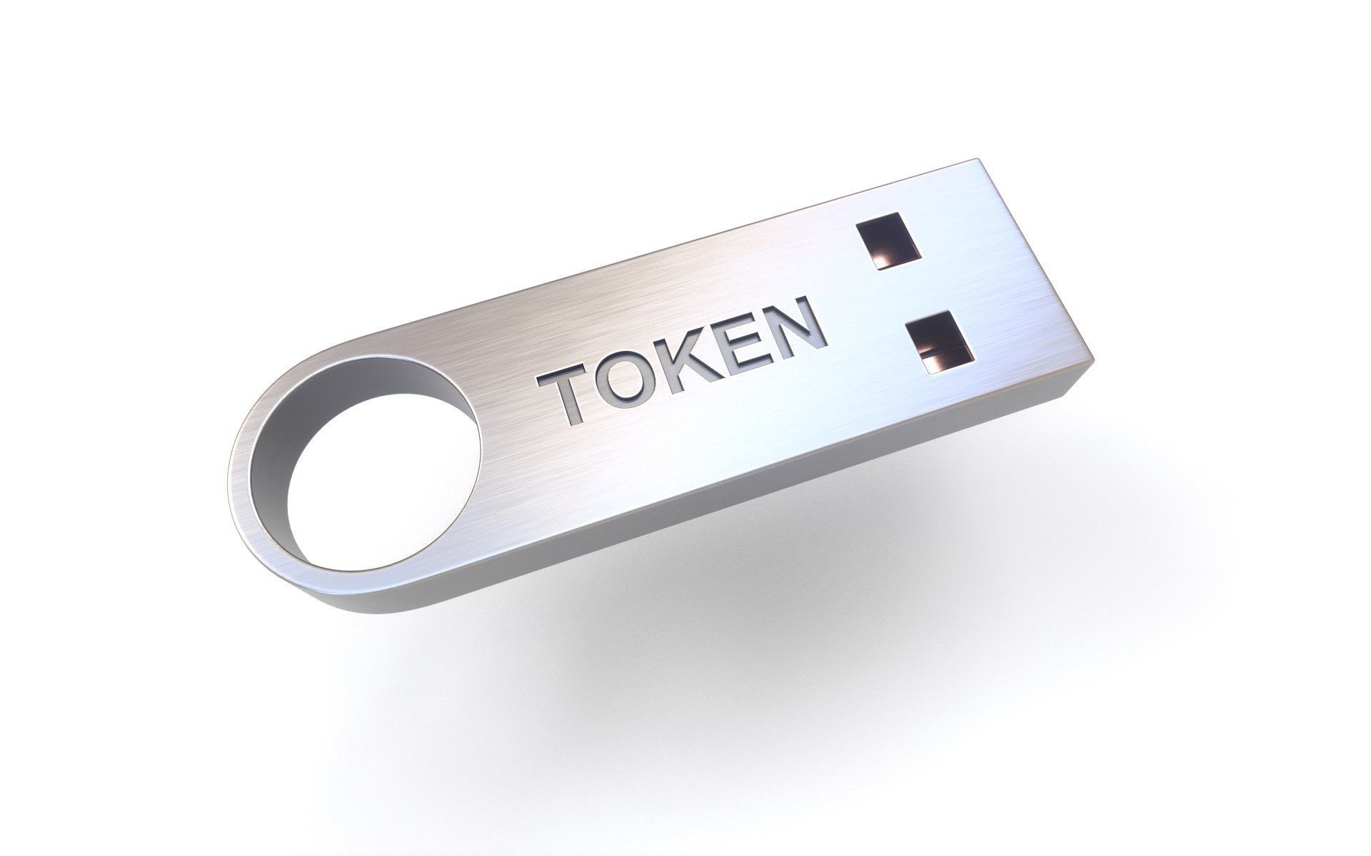 3D model Token USB key VR / AR / low-poly | CGTrader