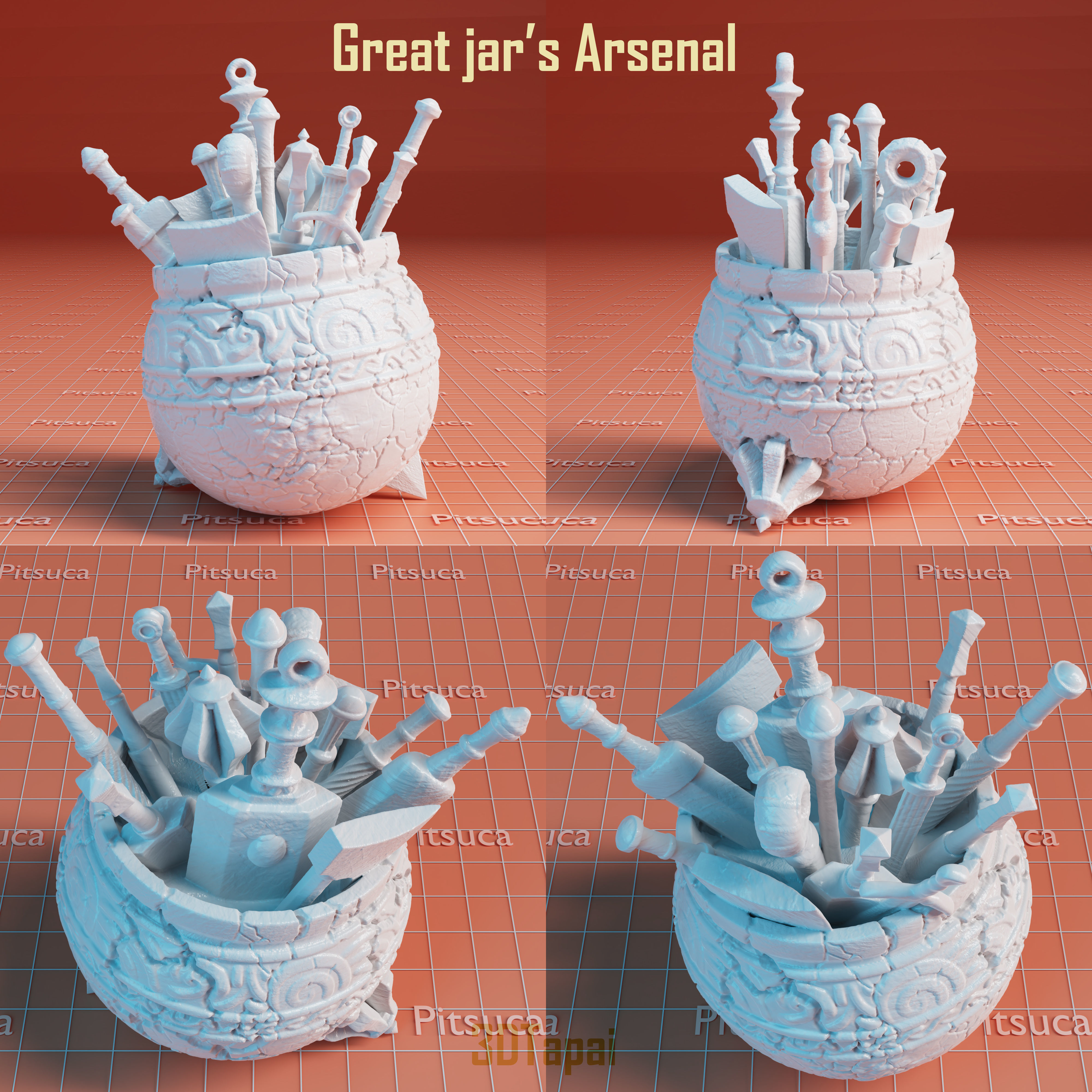 ARSENAL CHARMS FROM ELDEN RING 3D model 3D printable | CGTrader