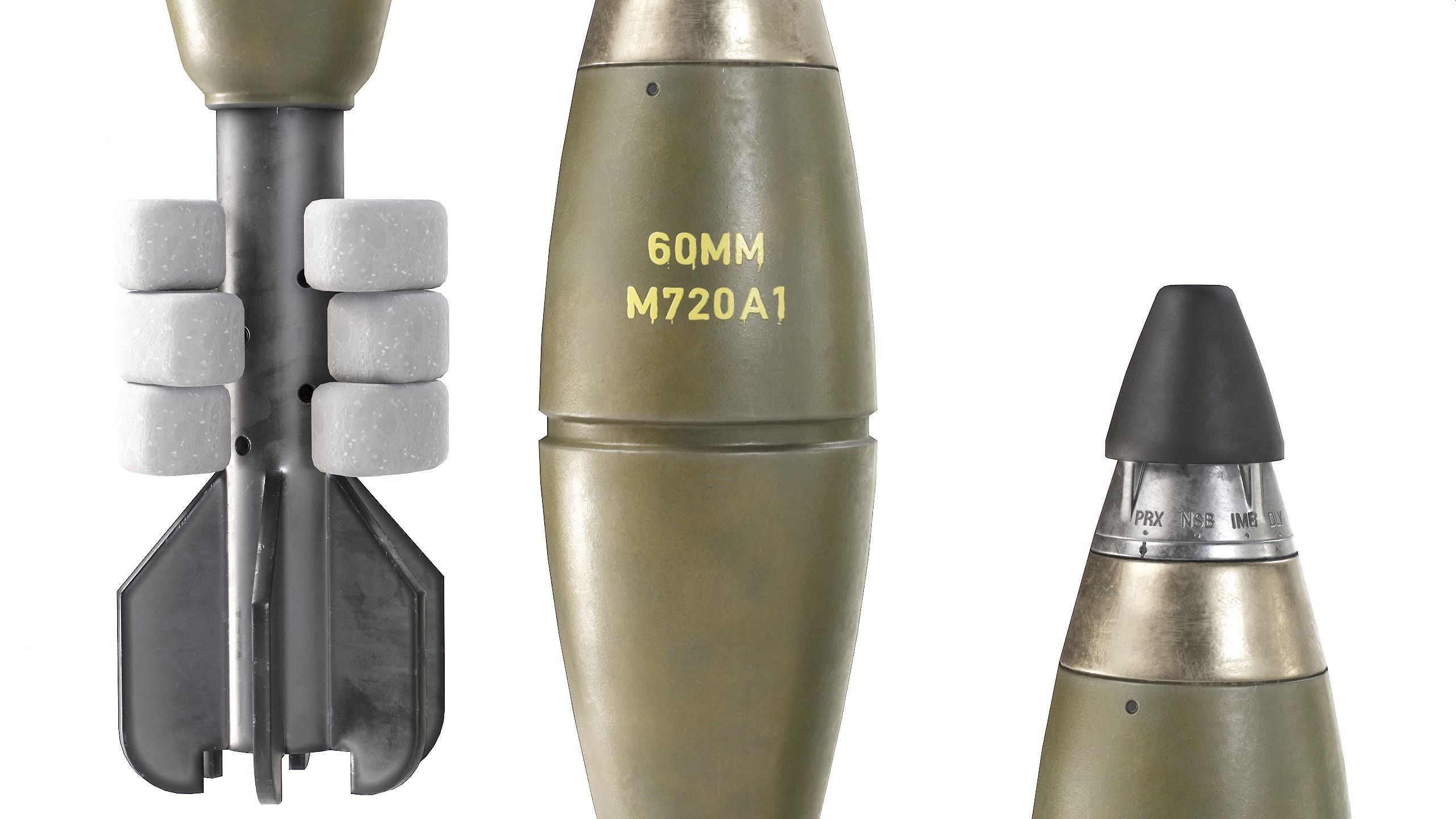 3D model PBR M224 Mortar VR / AR / low-poly | CGTrader