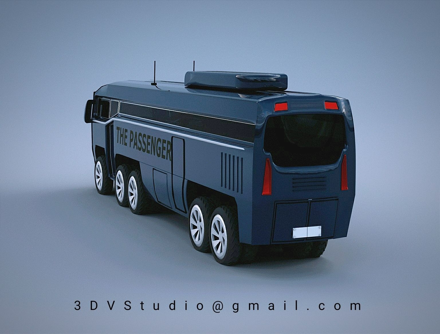 THE PASSENGER BUS 3D model | CGTrader
