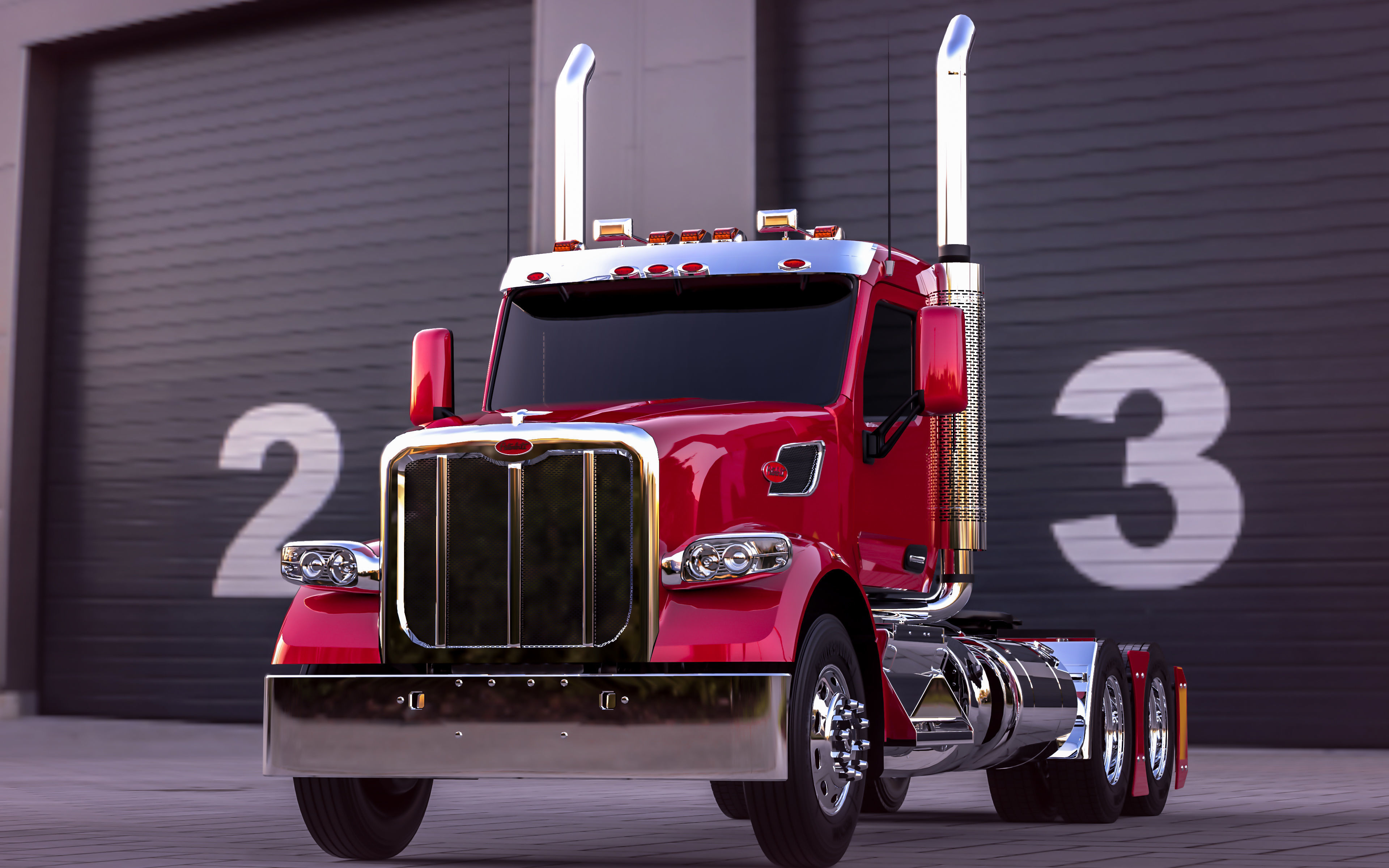 Peterbilt 567 DayCab 3D model | CGTrader