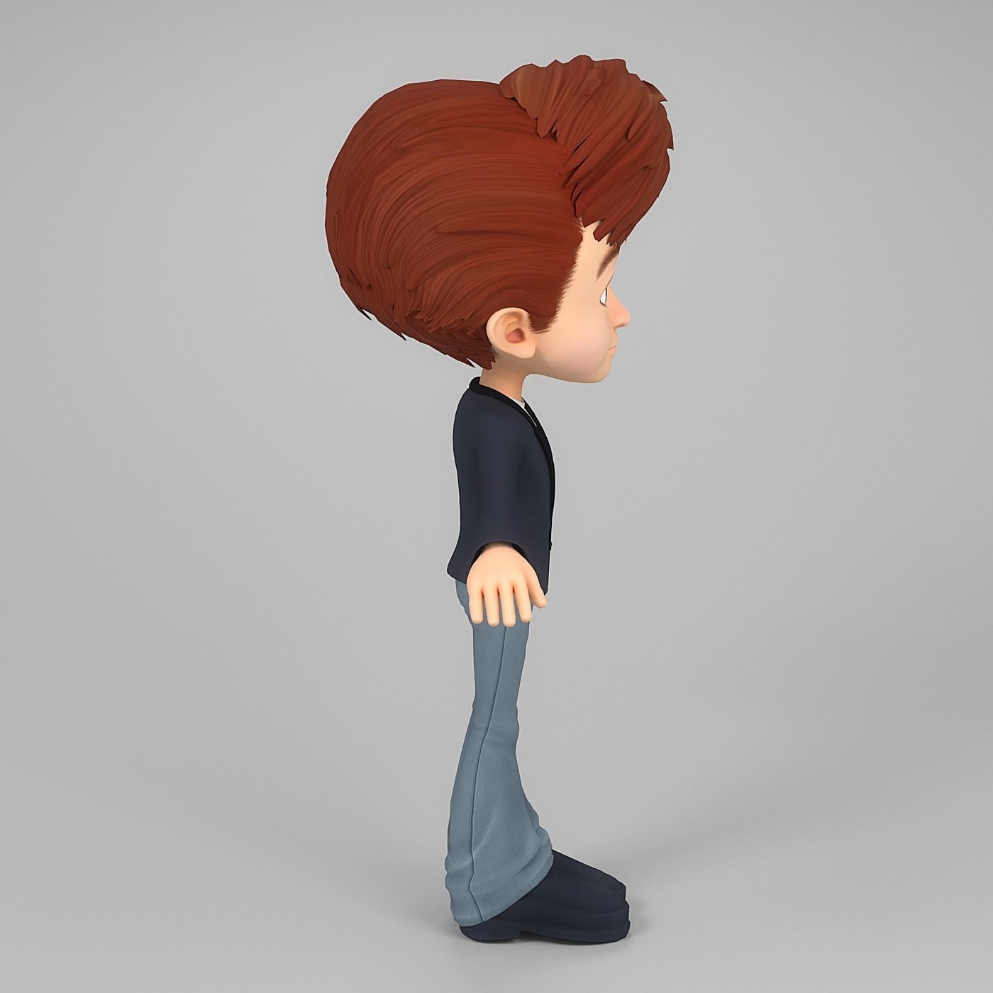 cartoon man 7 3D model rigged | CGTrader