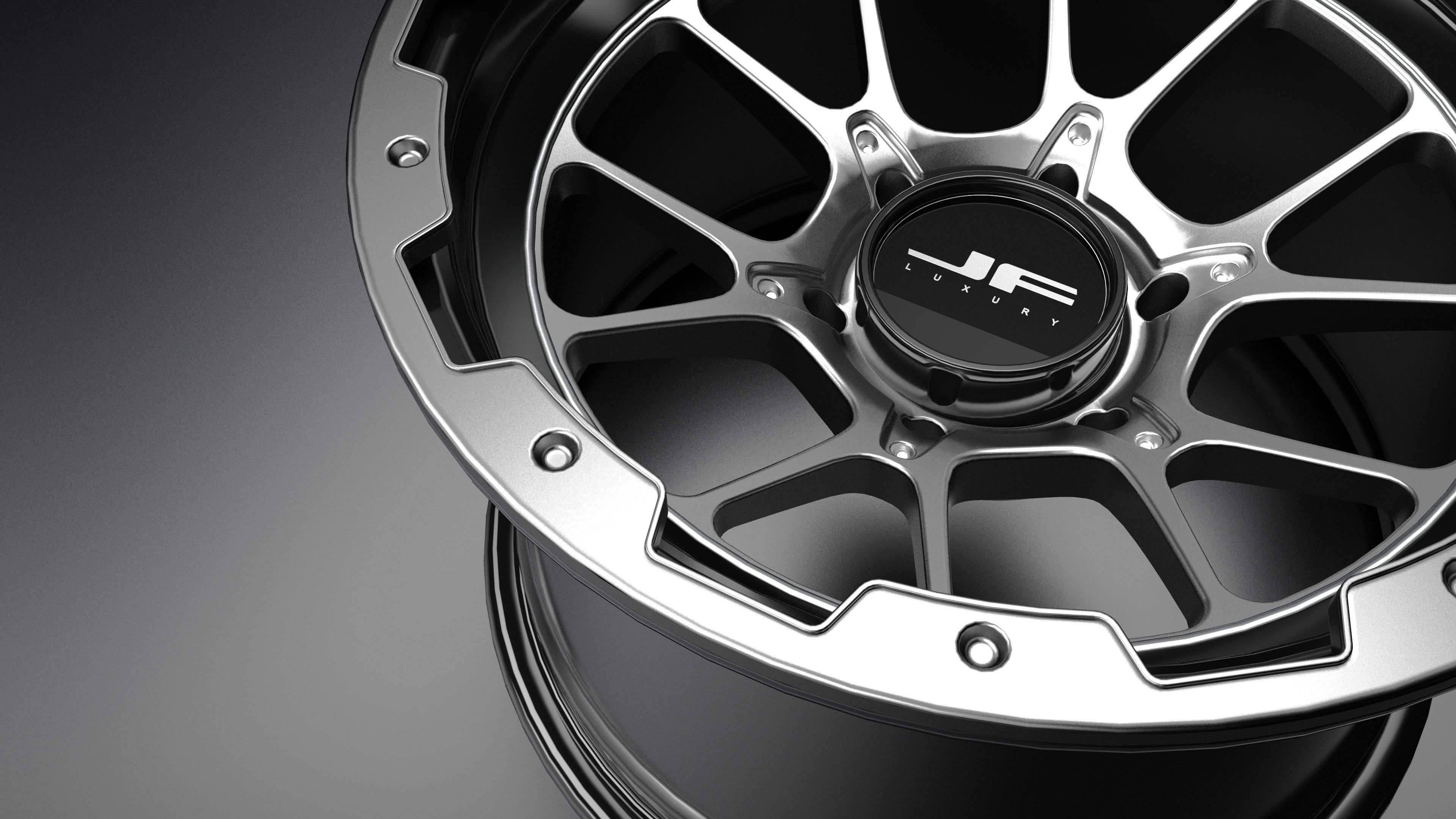 Lenso Titan VE3 Design Wheels 3D model | CGTrader