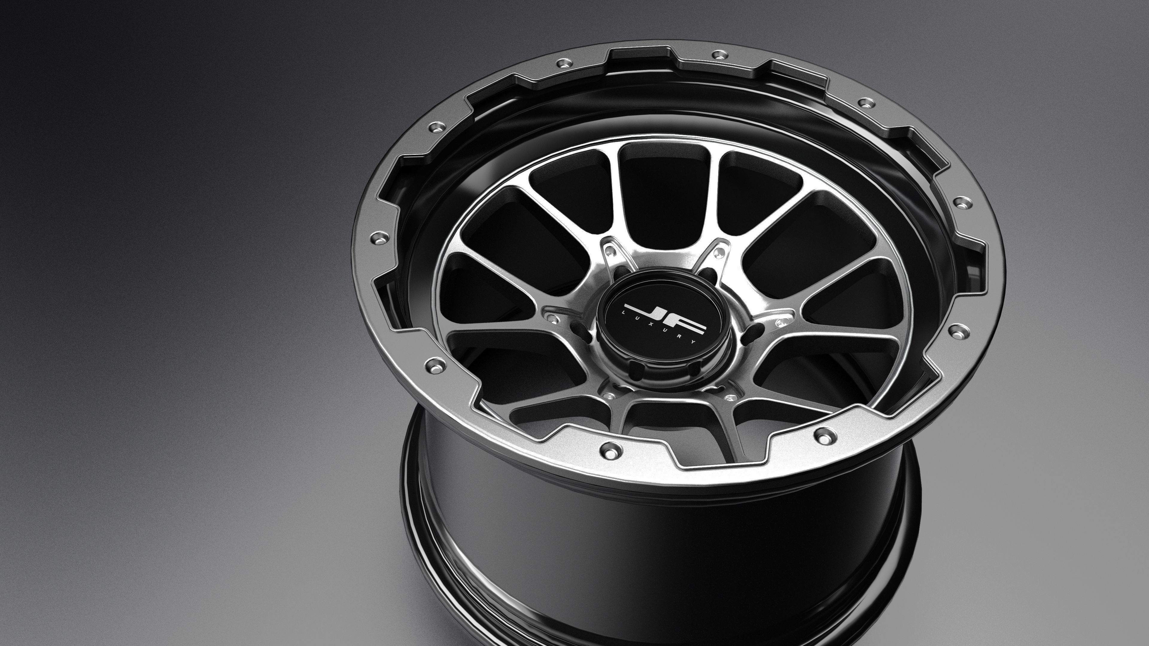 Lenso Titan VE3 Design Wheels 3D model | CGTrader