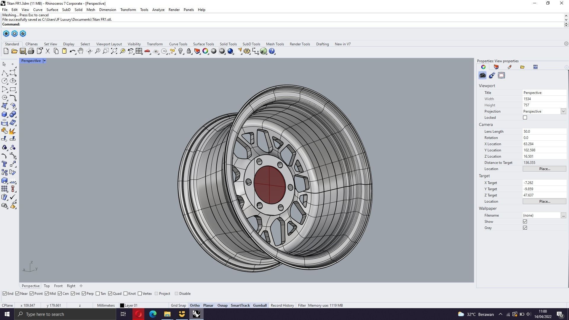 Rotiform RSE-M Wheels 3D model | CGTrader