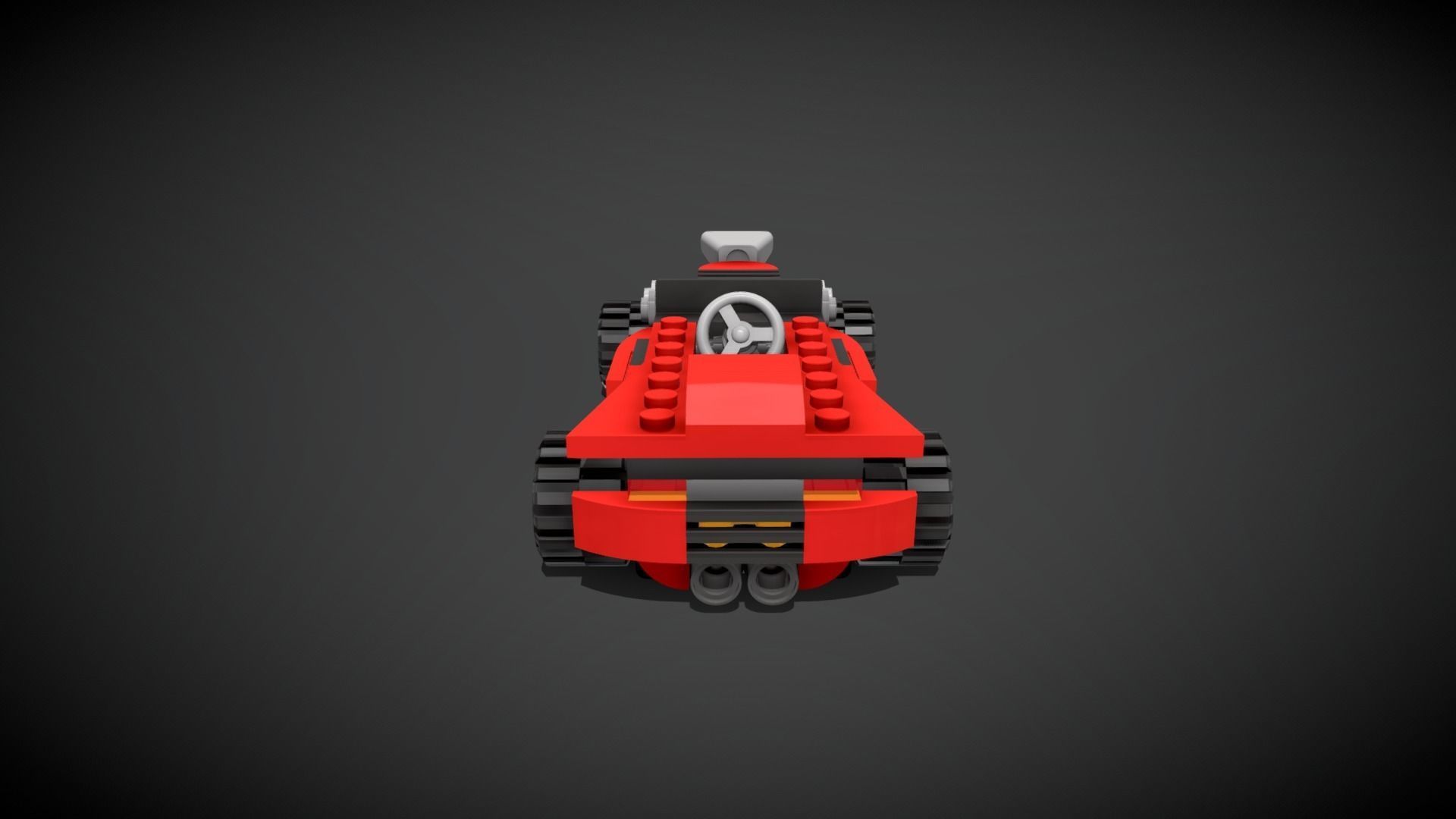 Lego Sport Car Gen 2 3D model | CGTrader