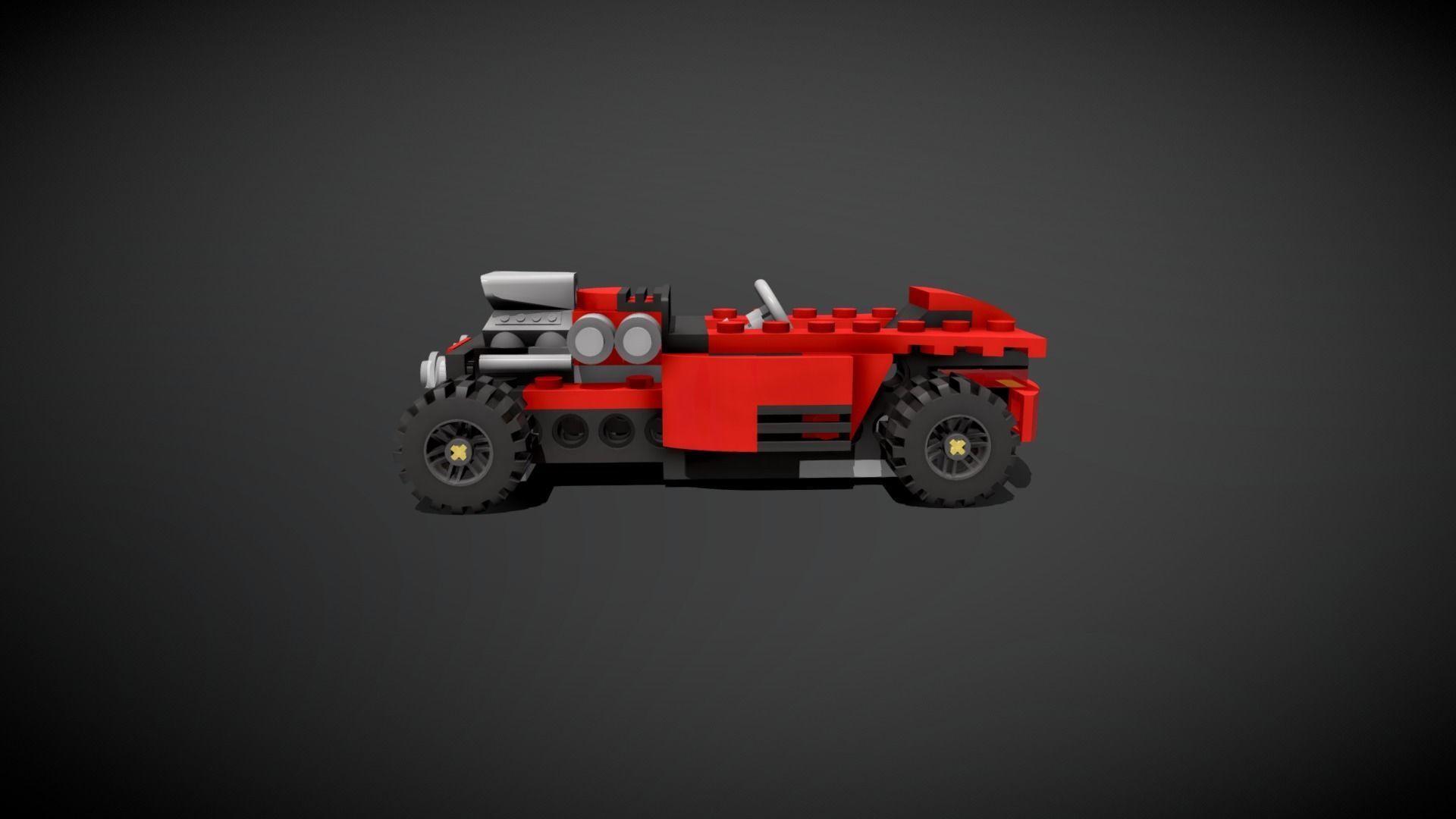 Lego Sport Car Gen 2 3D model | CGTrader