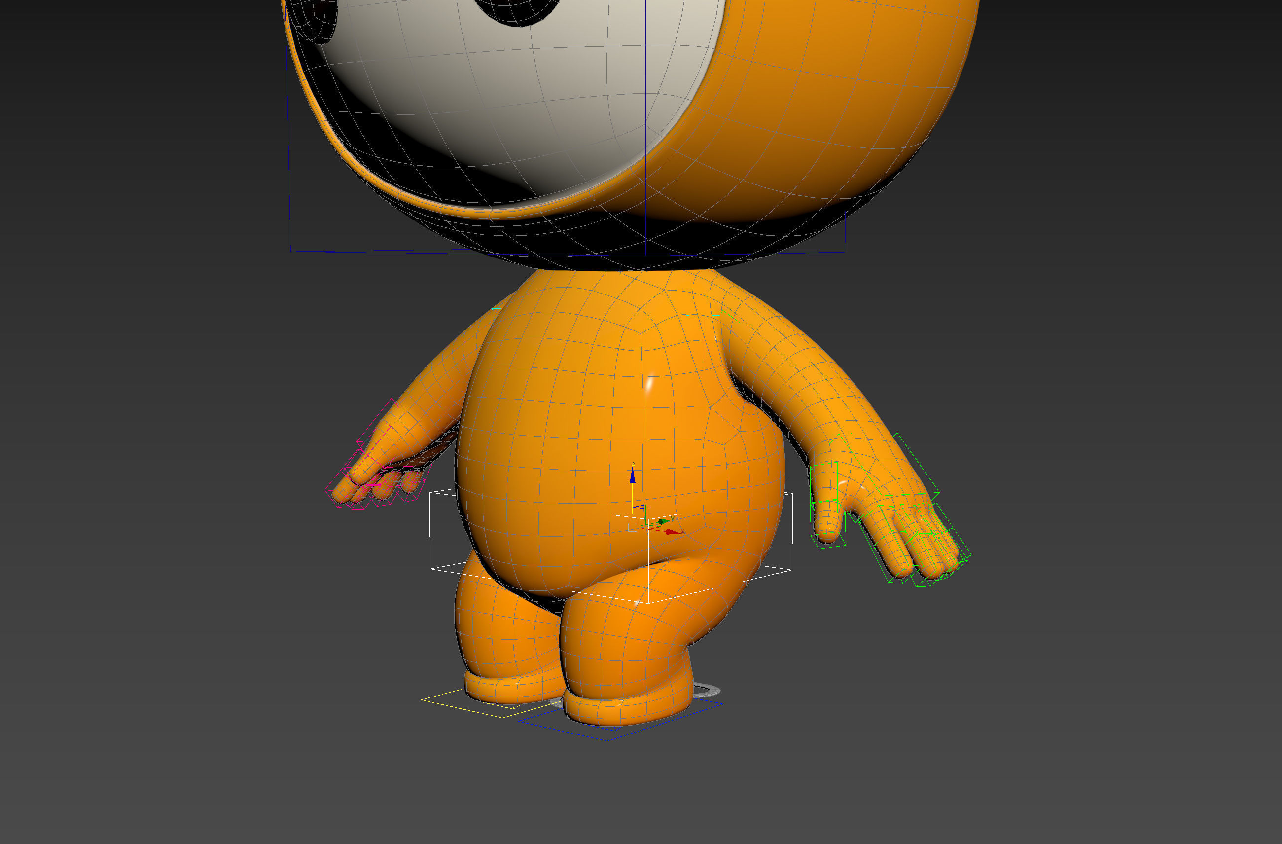 Character179 Rigged Mascot 3D model rigged | CGTrader