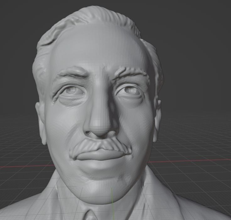 Walt Disney 3D model 3D printable | CGTrader