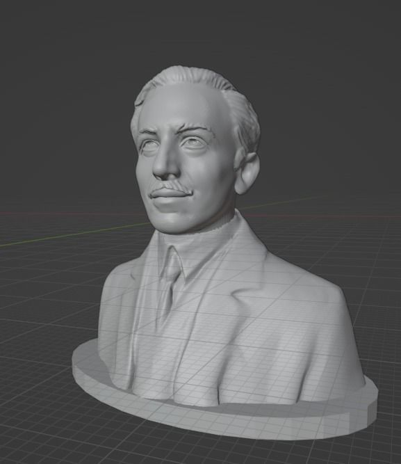 Walt Disney 3D model 3D printable | CGTrader